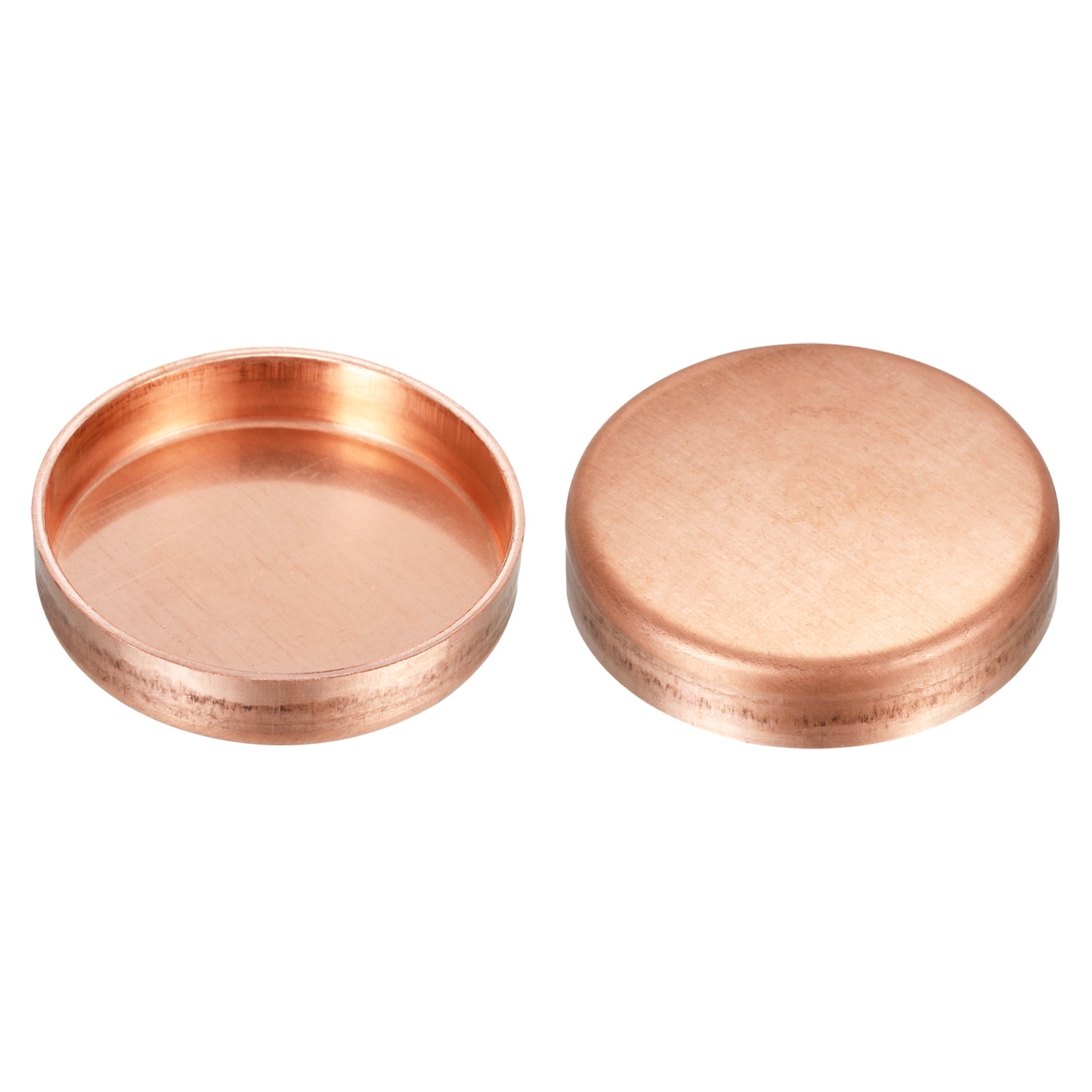 Uxcell 50mm ID Copper End Cap Pipe Fitting Sweat Plug Connection 2 Pack ...