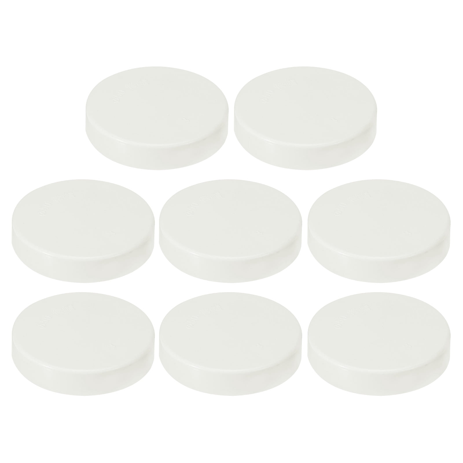 Uxcell 50mm ID Pipe End Cap Fitting, 8Pcs Furniture Grade Plug Coupling ...