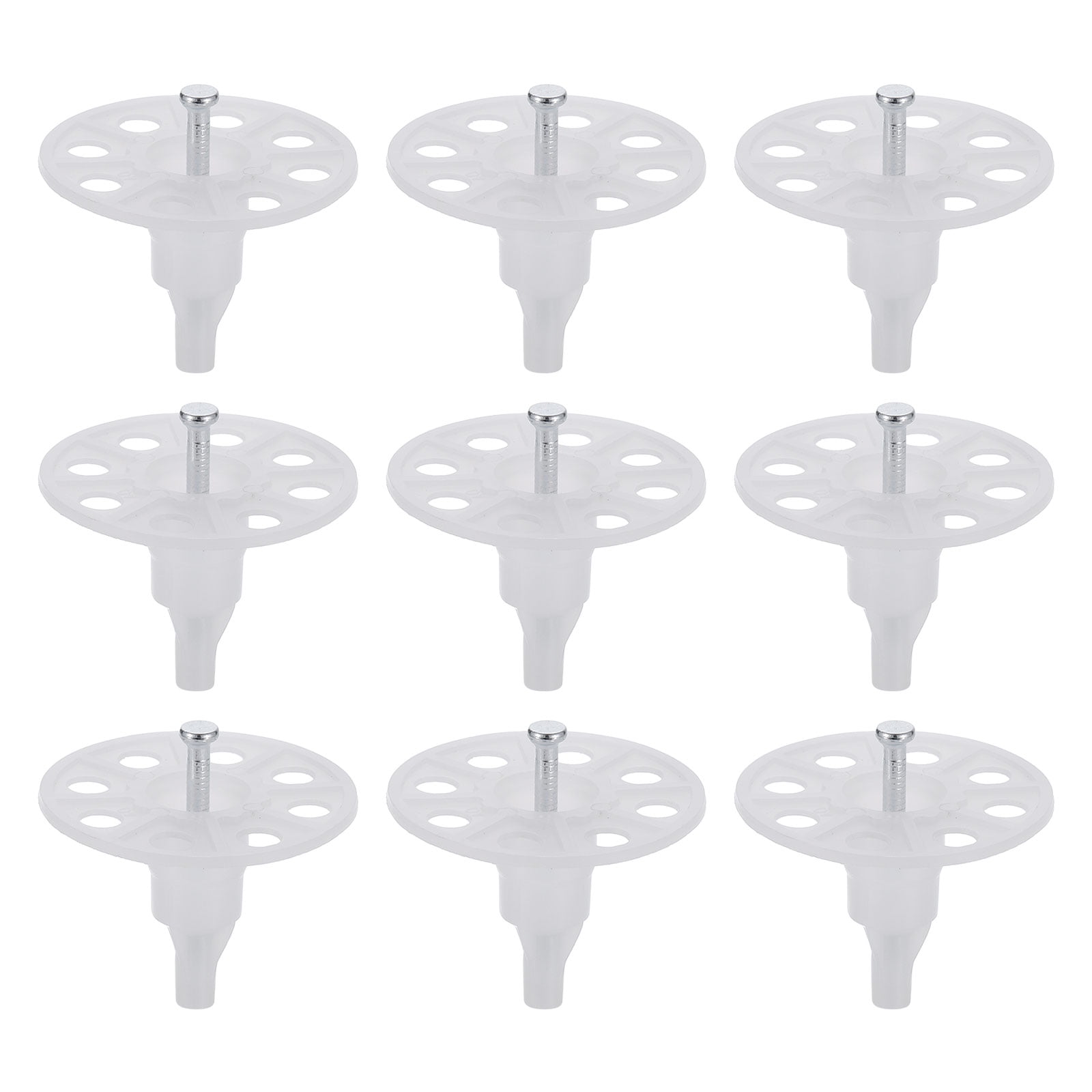 Uxcell 50mm Perforated Insulation Pins, 50 Set Insulating Nails Wall ...