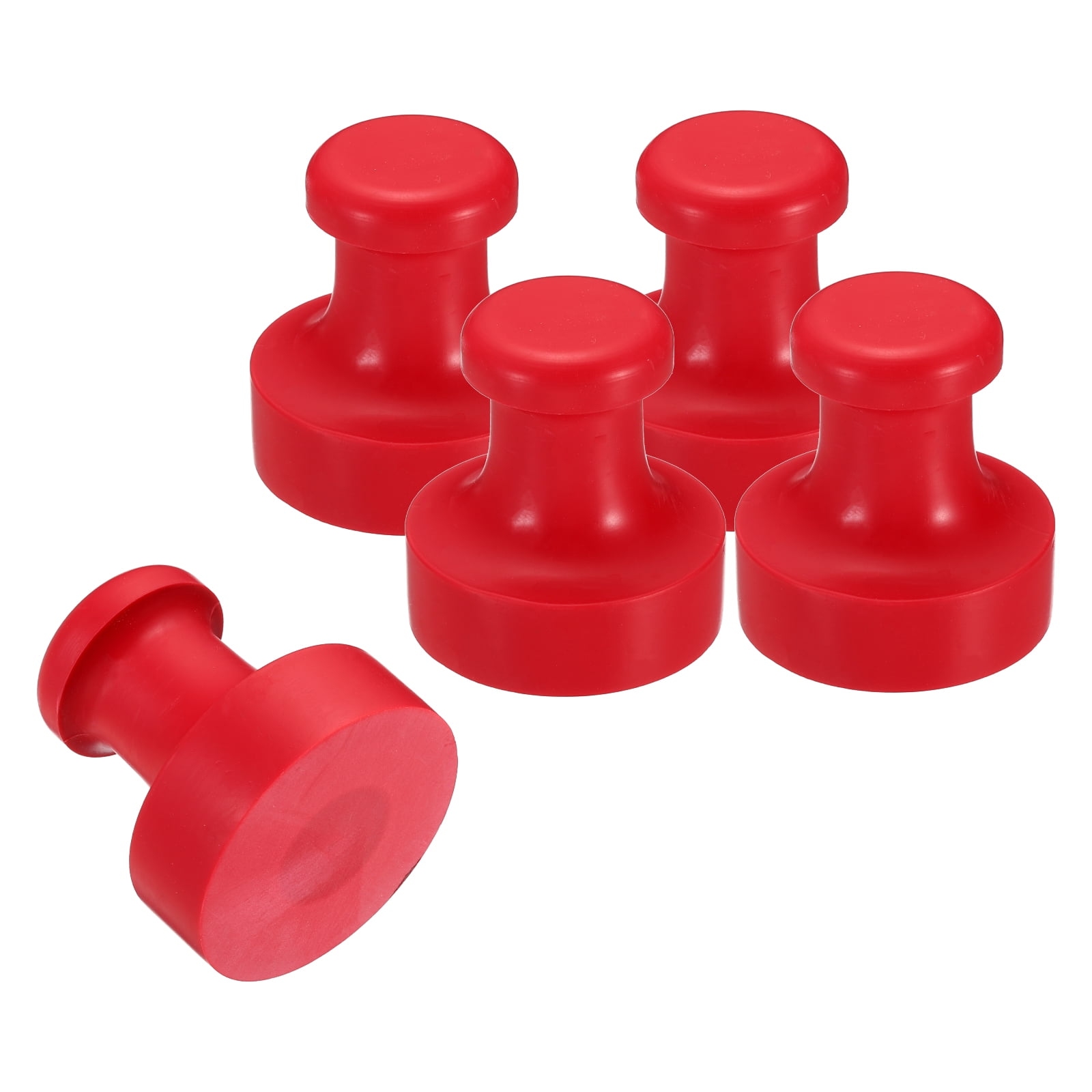 Uxcell 50mm Stamp Rubber Round Handle, 5 Pack Rubber Knobs Stamp Mounts ...