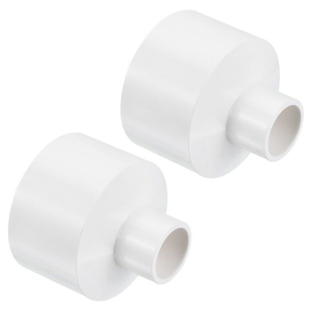 Uxcell 50mm to 20mm ID PVC Reducer Pipe Fitting Straight Adapter ...