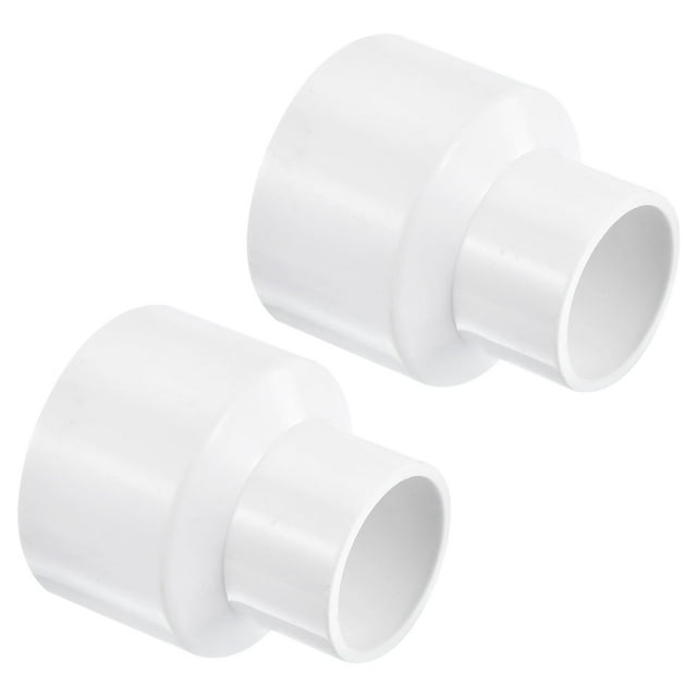 Uxcell 50mm to 32mm ID PVC Reducer Pipe Fitting Straight Adapter ...