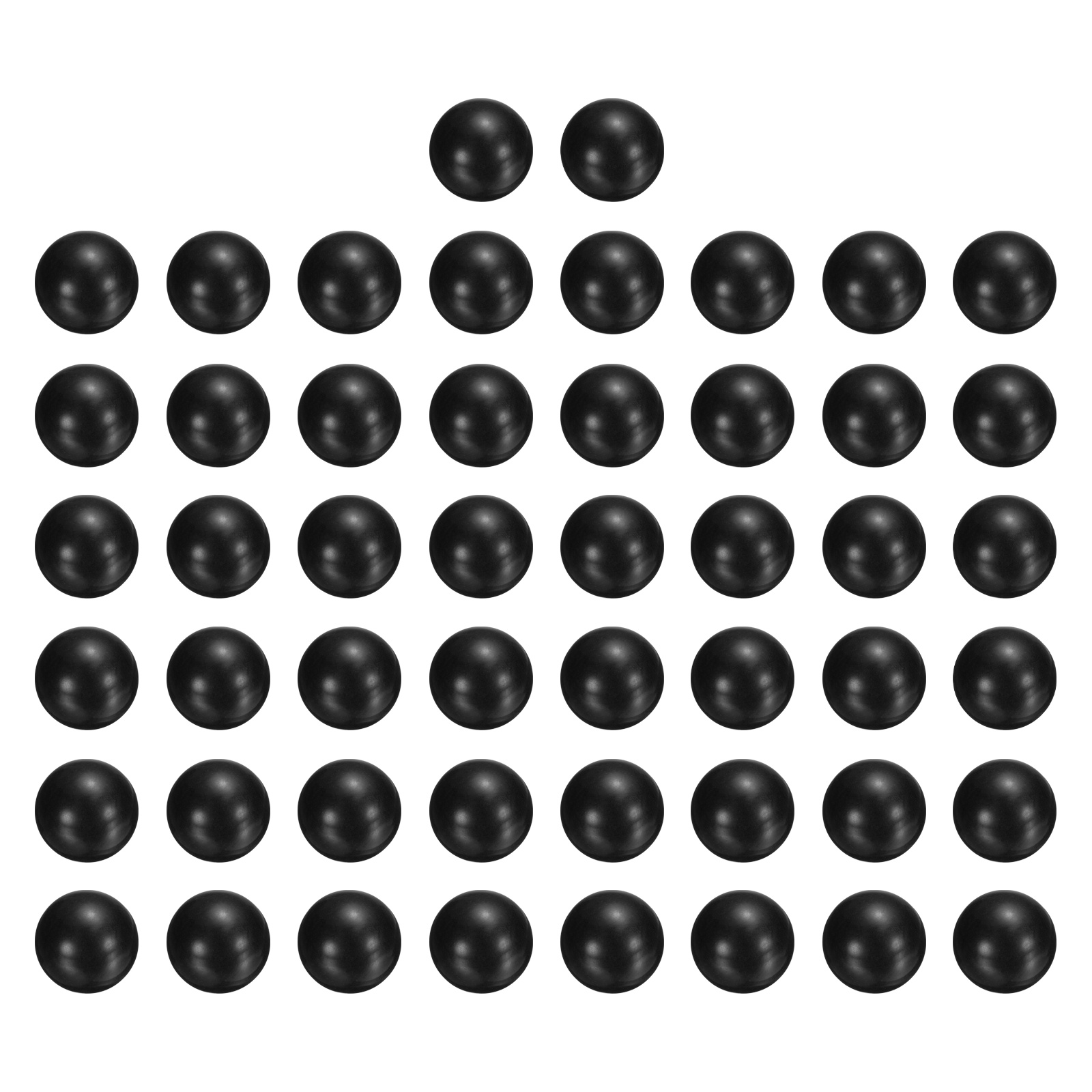 Uxcell 50pack POM Plastic Bearing Balls, 7/16" 11.1125mm Solid Plastic ...