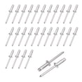 Uxcell 50pcs Aluminum Large Head Grip Rivets 3/16" x 5/8" Multi-Grip ...