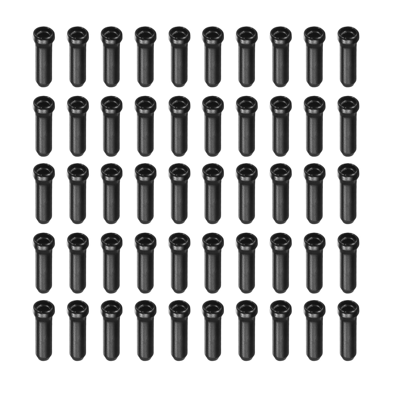 Uxcell 50pcs Bike Cable End Caps Set Aluminum Alloy Cable End Crimps ...