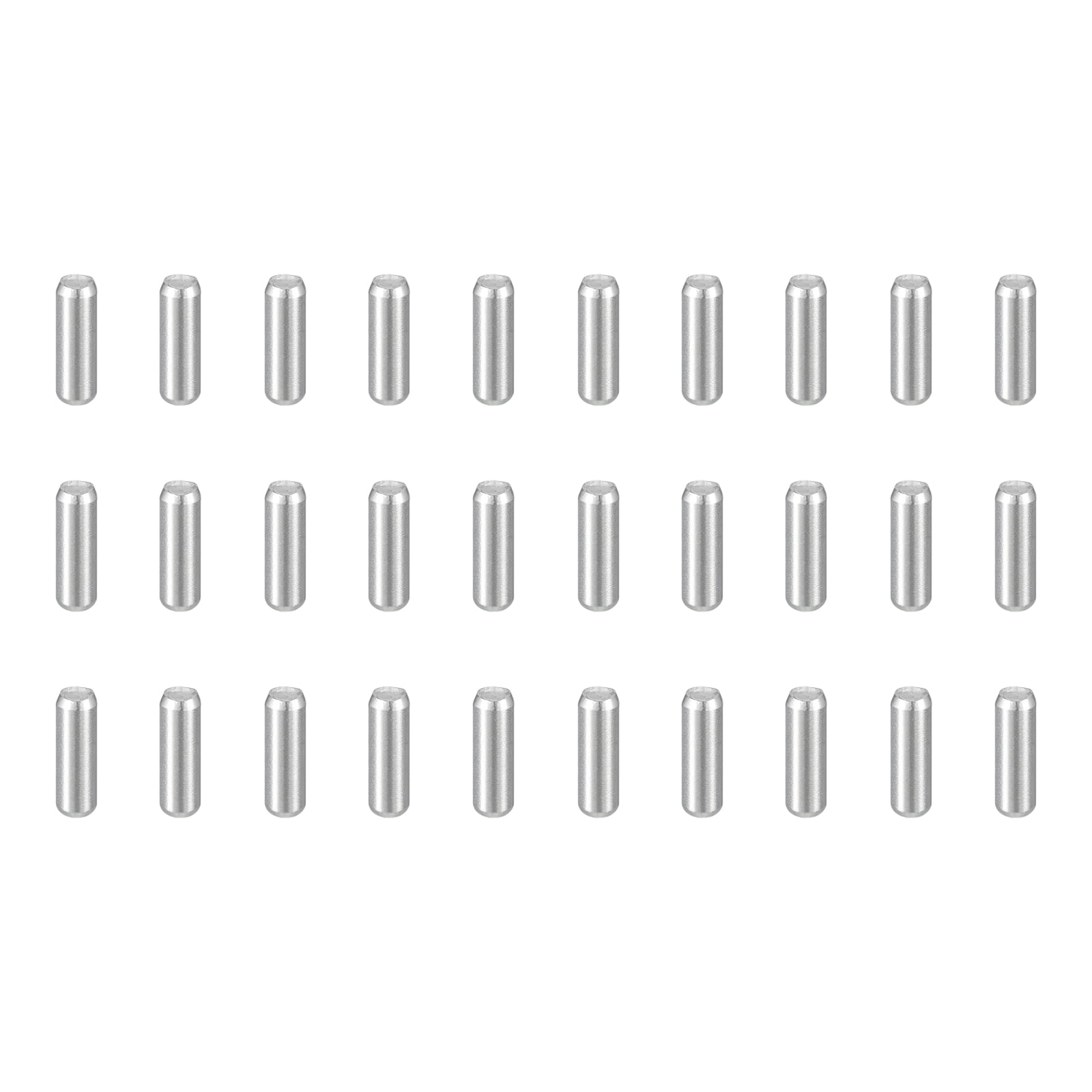 Uxcell 50pcs Dowel Pins M2(2mm) x 7mm 304 Stainless Steel Cylindrical ...