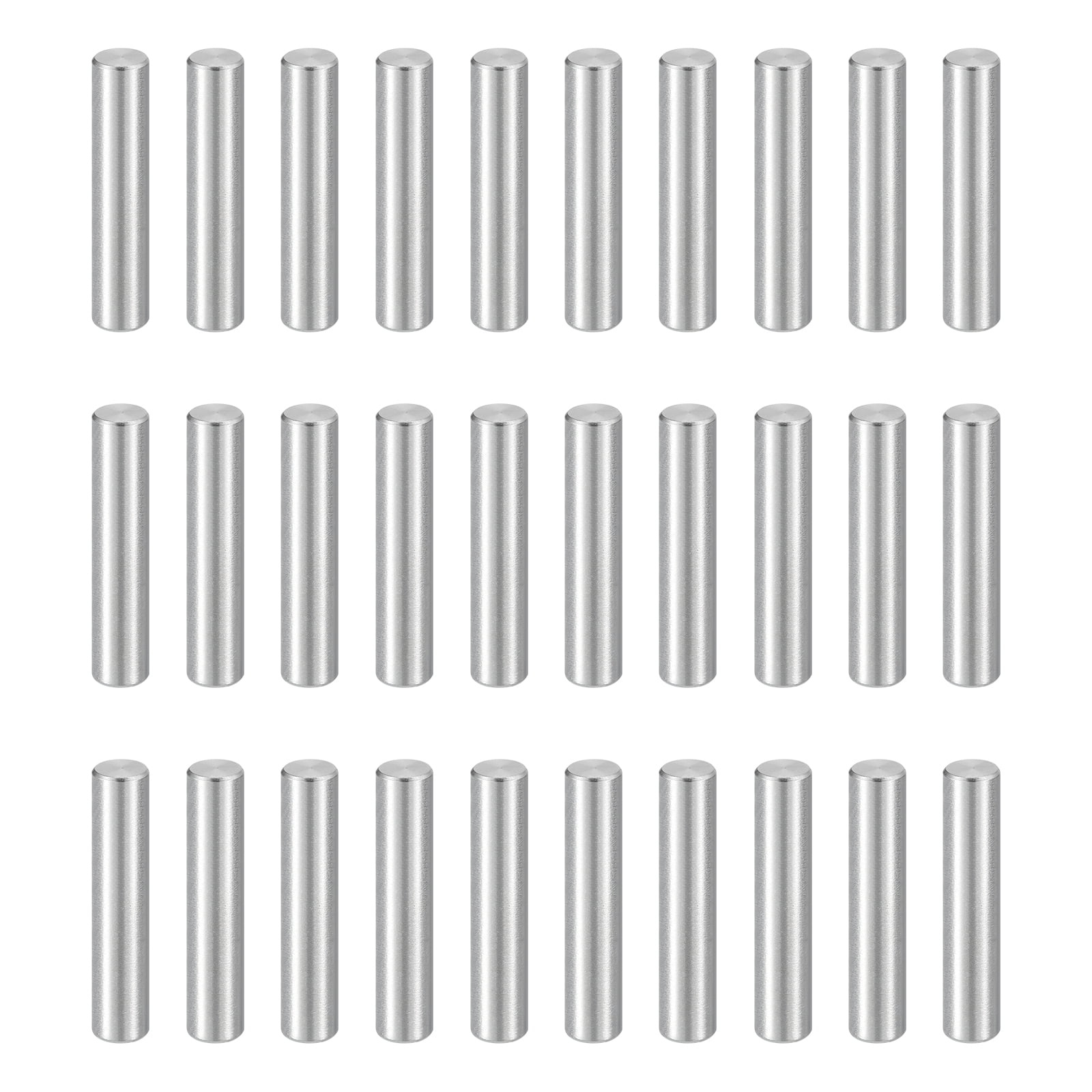 Uxcell 50pcs Dowel Pins M3(3mm) x 14mm 304 Stainless Steel Cylindrical ...