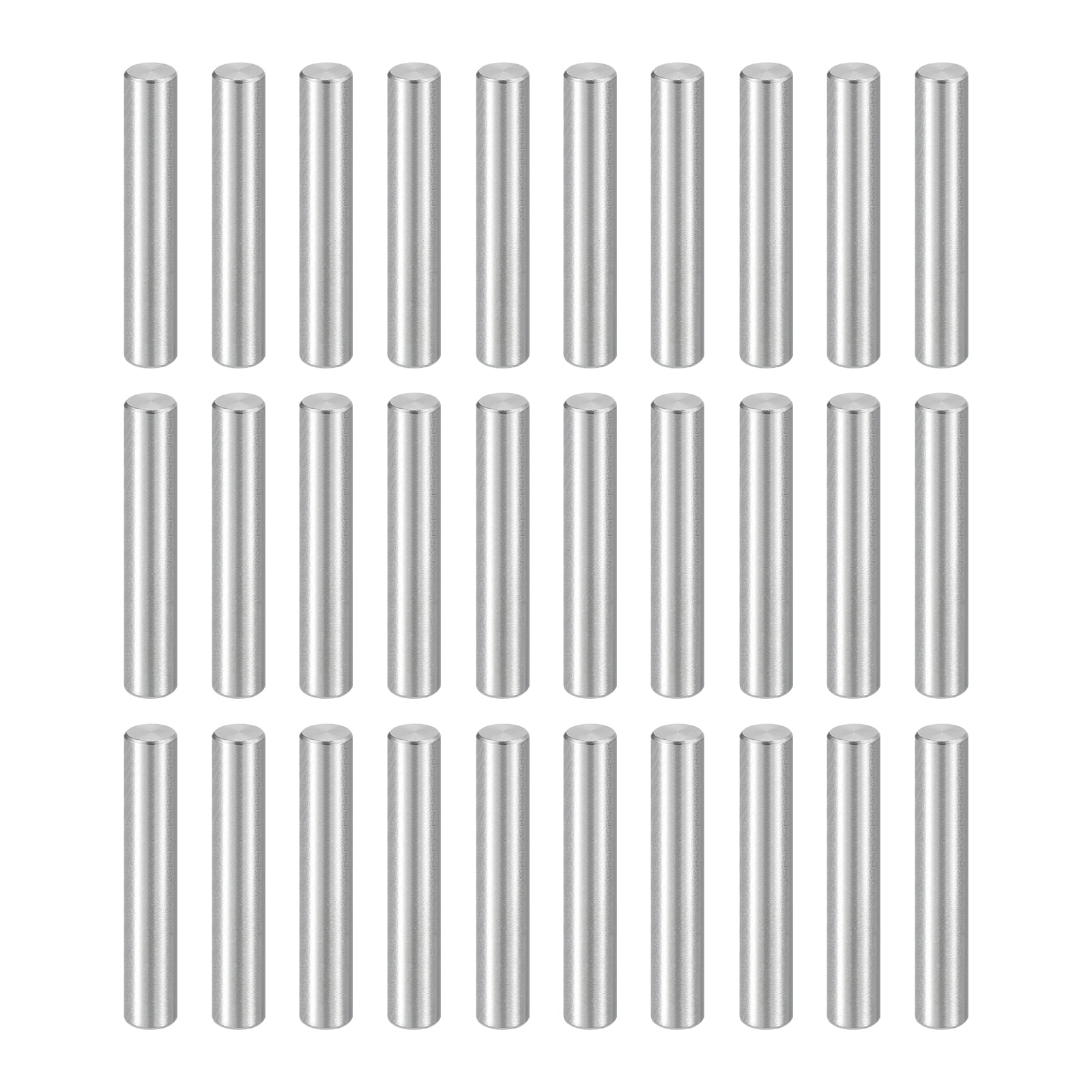 Uxcell 50pcs Dowel Pins M3(3mm) x 16mm 304 Stainless Steel Cylindrical ...