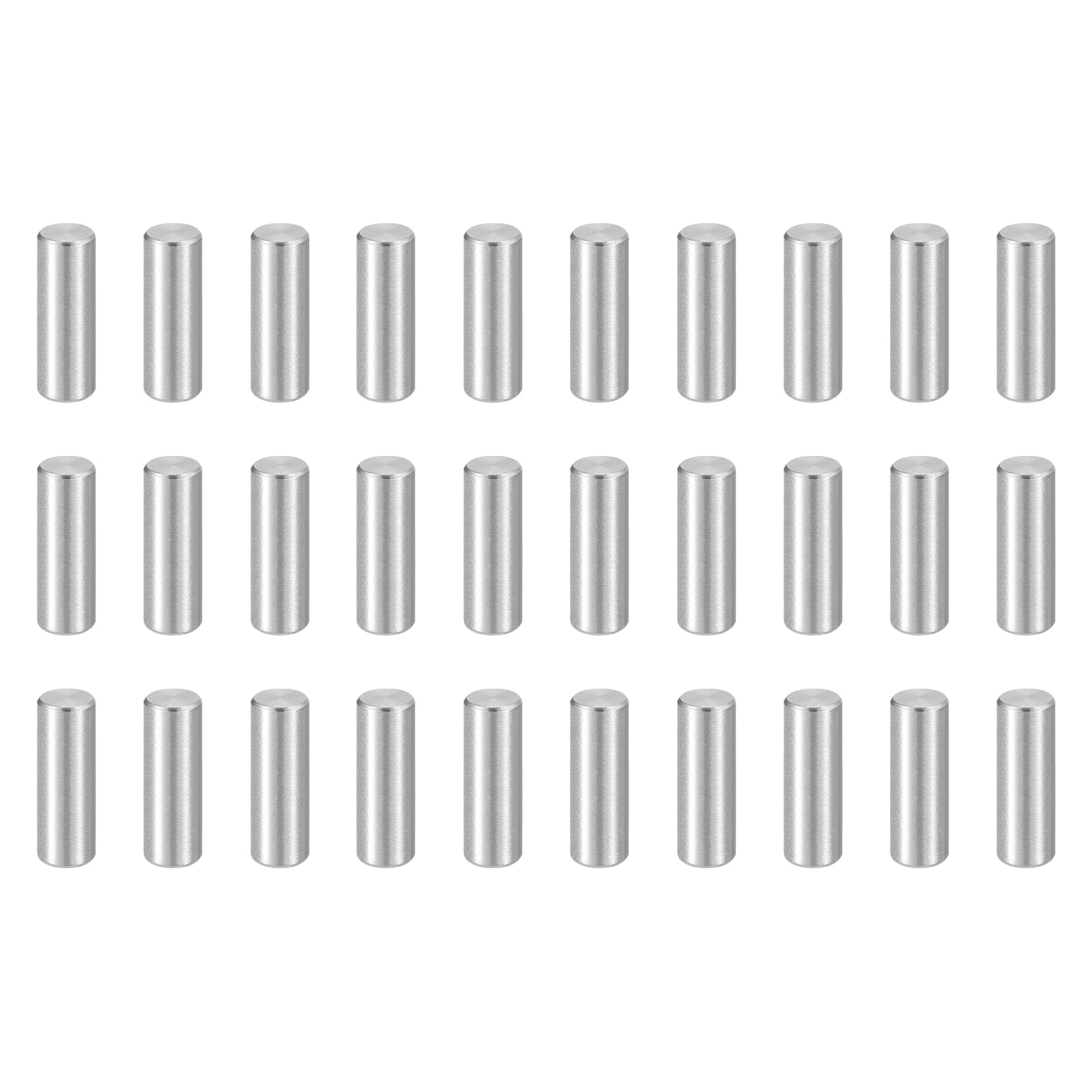 Uxcell 50pcs Dowel Pins M4(4mm) x 12mm 304 Stainless Steel Cylindrical ...