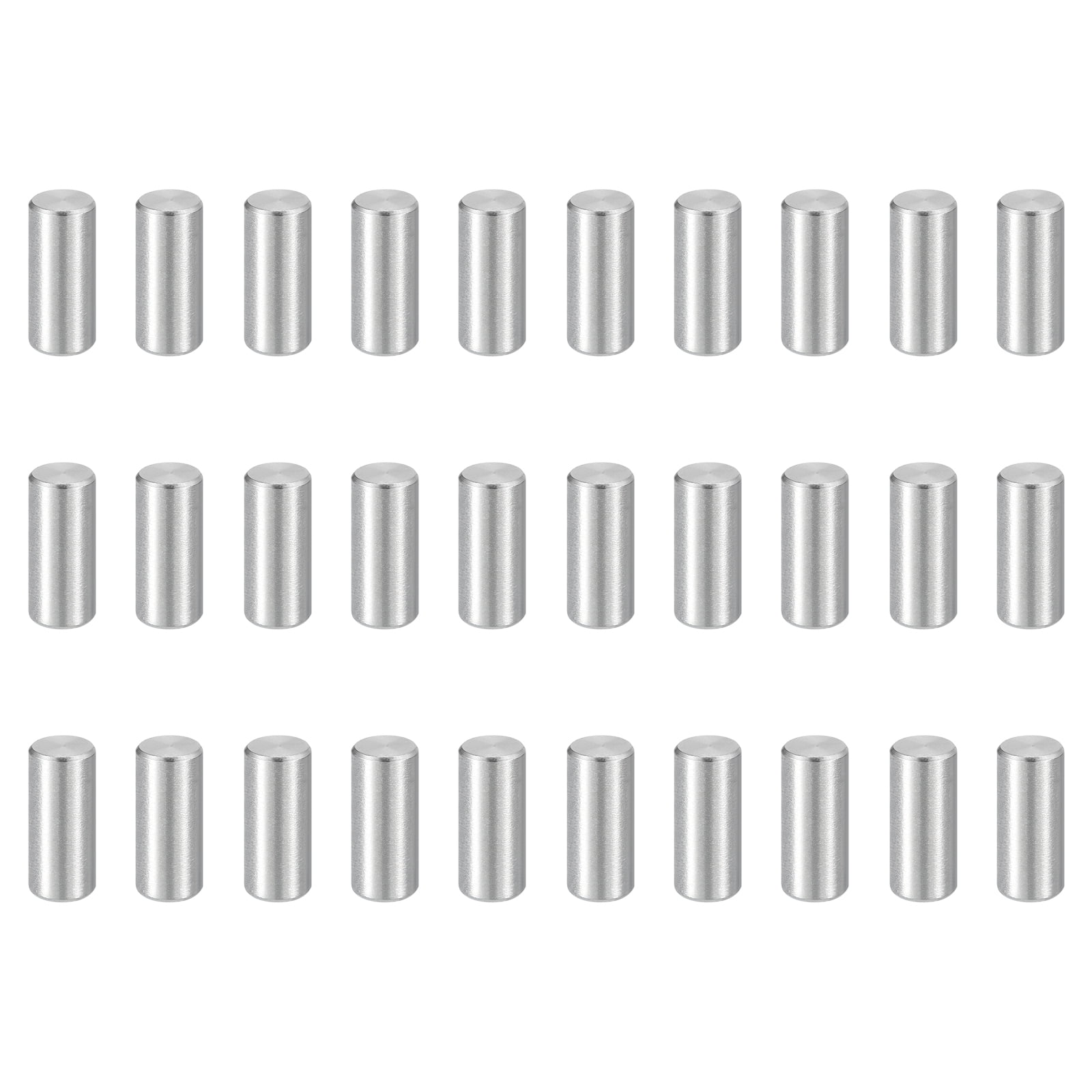 Uxcell 50pcs Dowel Pins M6(6mm) x 15mm 304 Stainless Steel Cylindrical ...