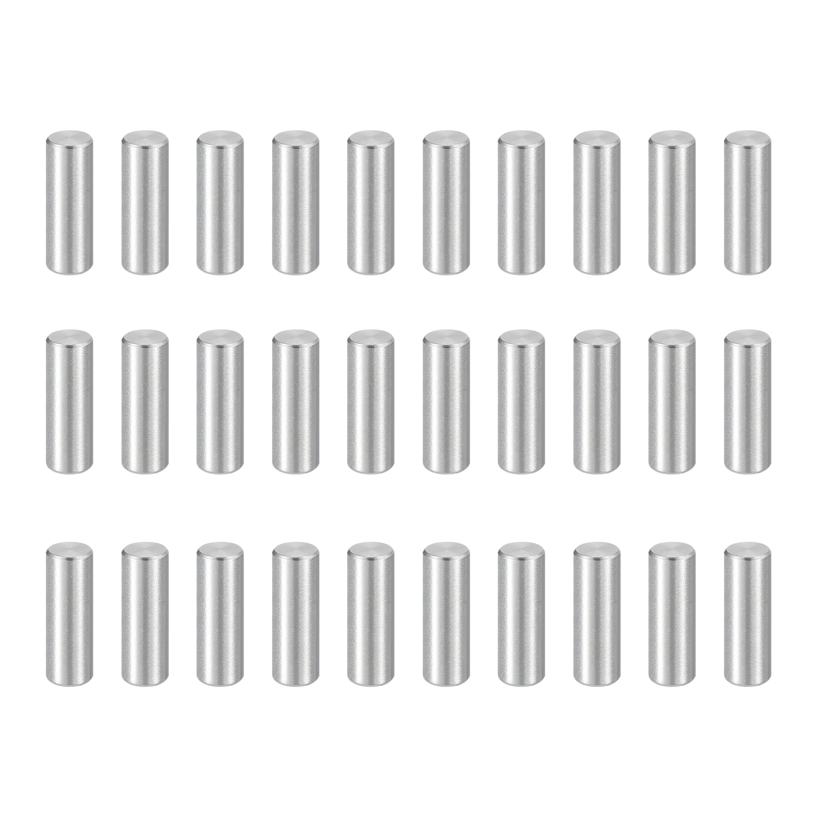 Uxcell 50pcs Dowel Pins M6(6mm) x 18mm 304 Stainless Steel Cylindrical ...