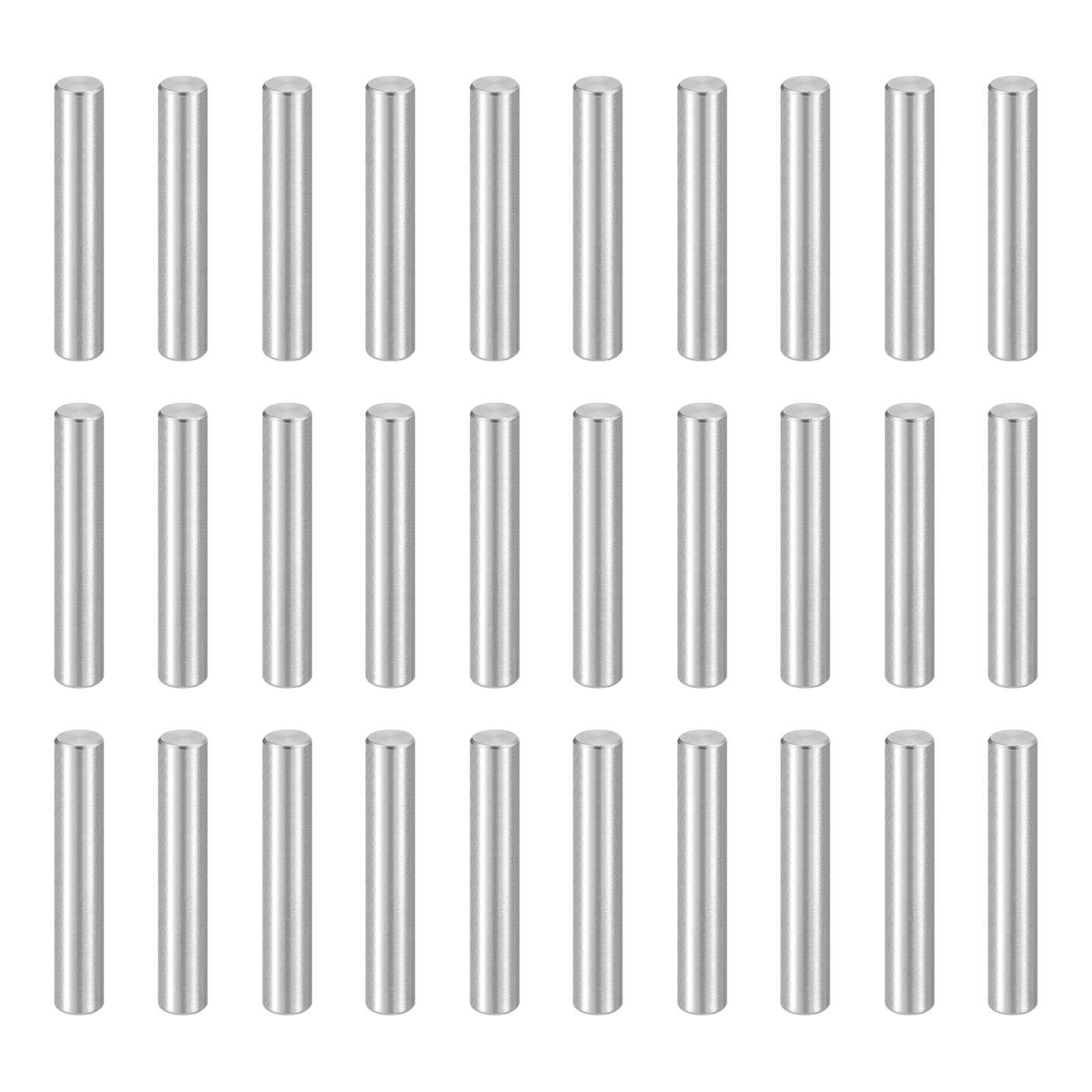 Uxcell 50pcs Dowel Pins M6(6mm) x 35mm 304 Stainless Steel Cylindrical ...