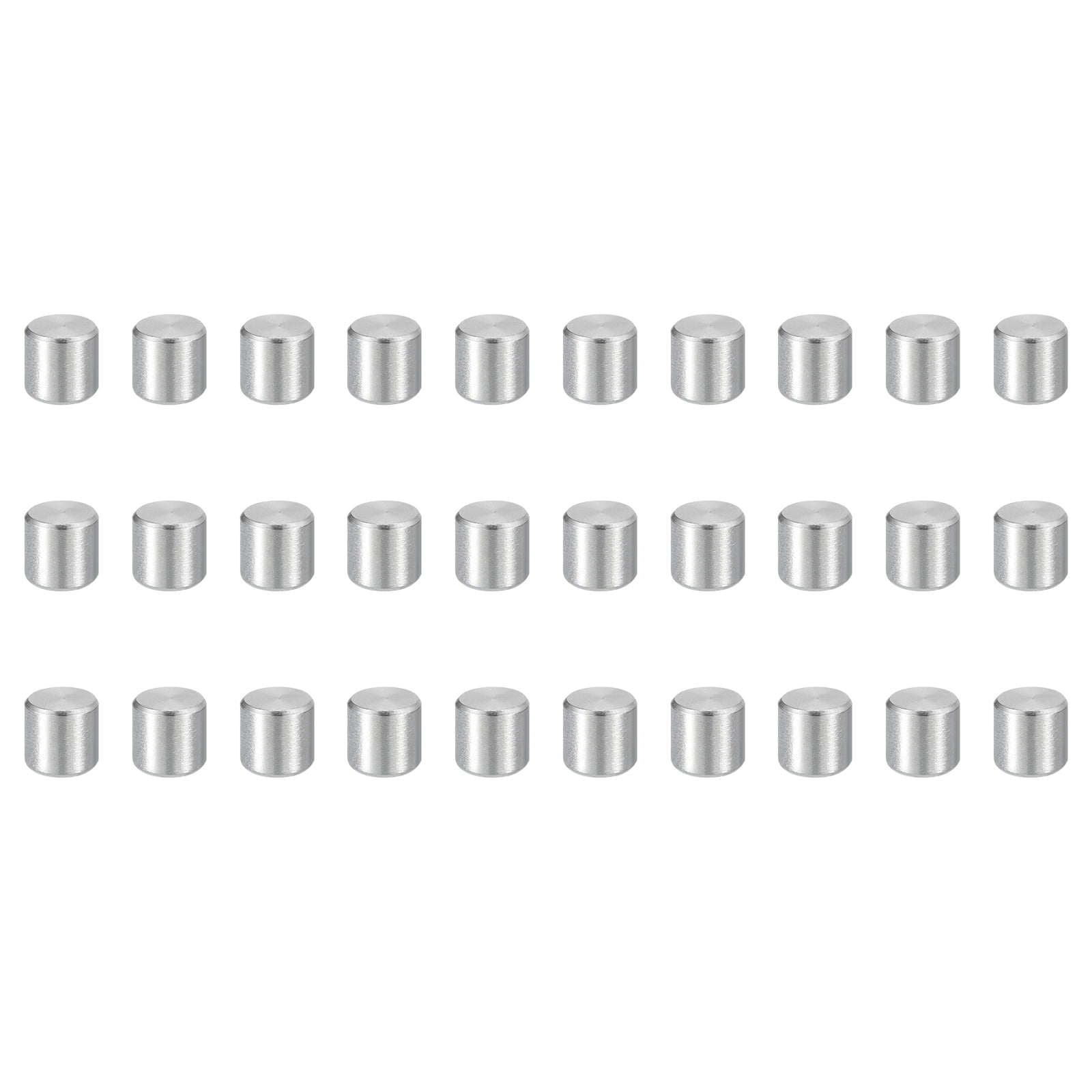 Uxcell 50pcs Dowel Pins M6(6mm) x 6mm 304 Stainless Steel Cylindrical ...