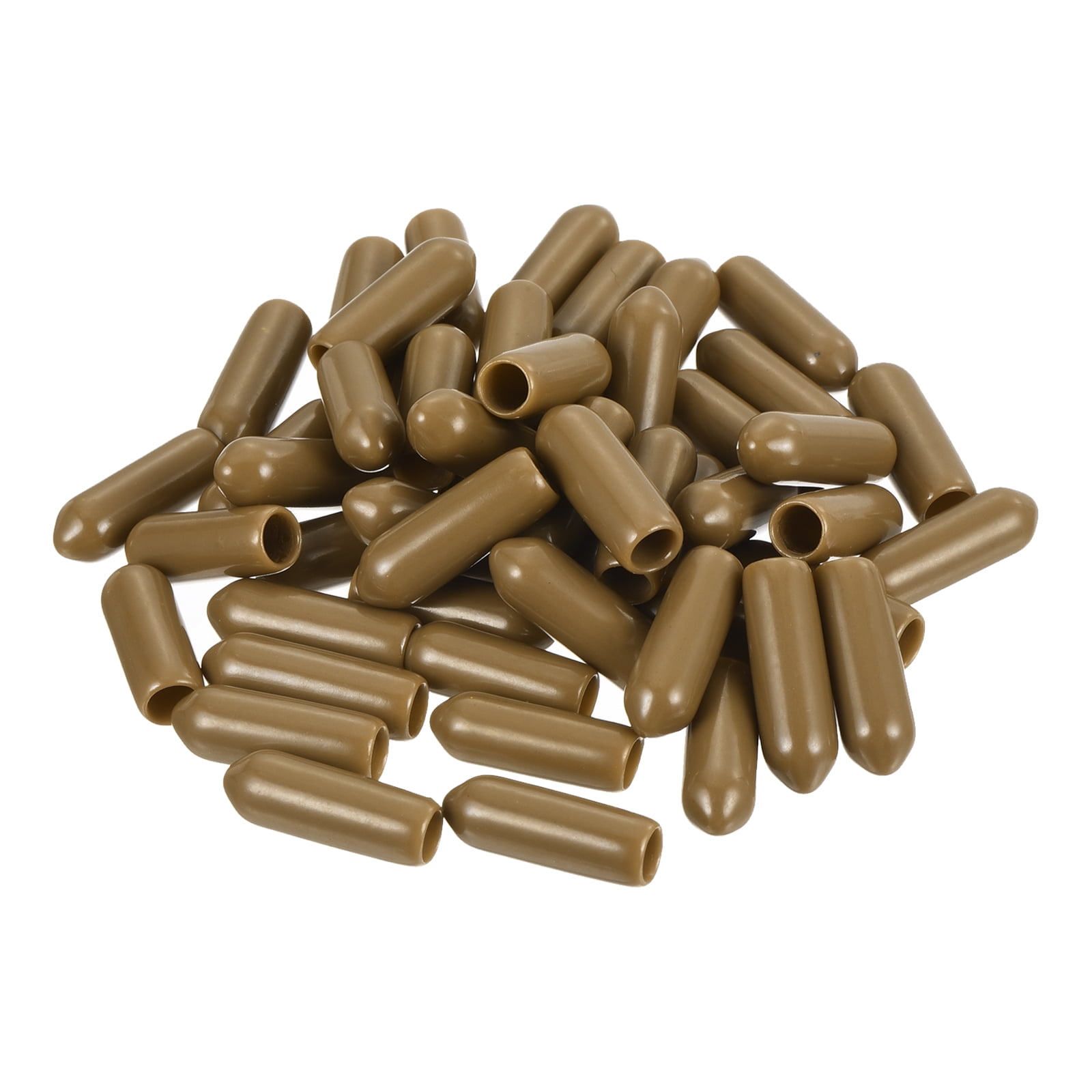 Uxcell 50pcs Rubber End Caps 4.5mm ID Vinyl End Cover Screw Thread ...