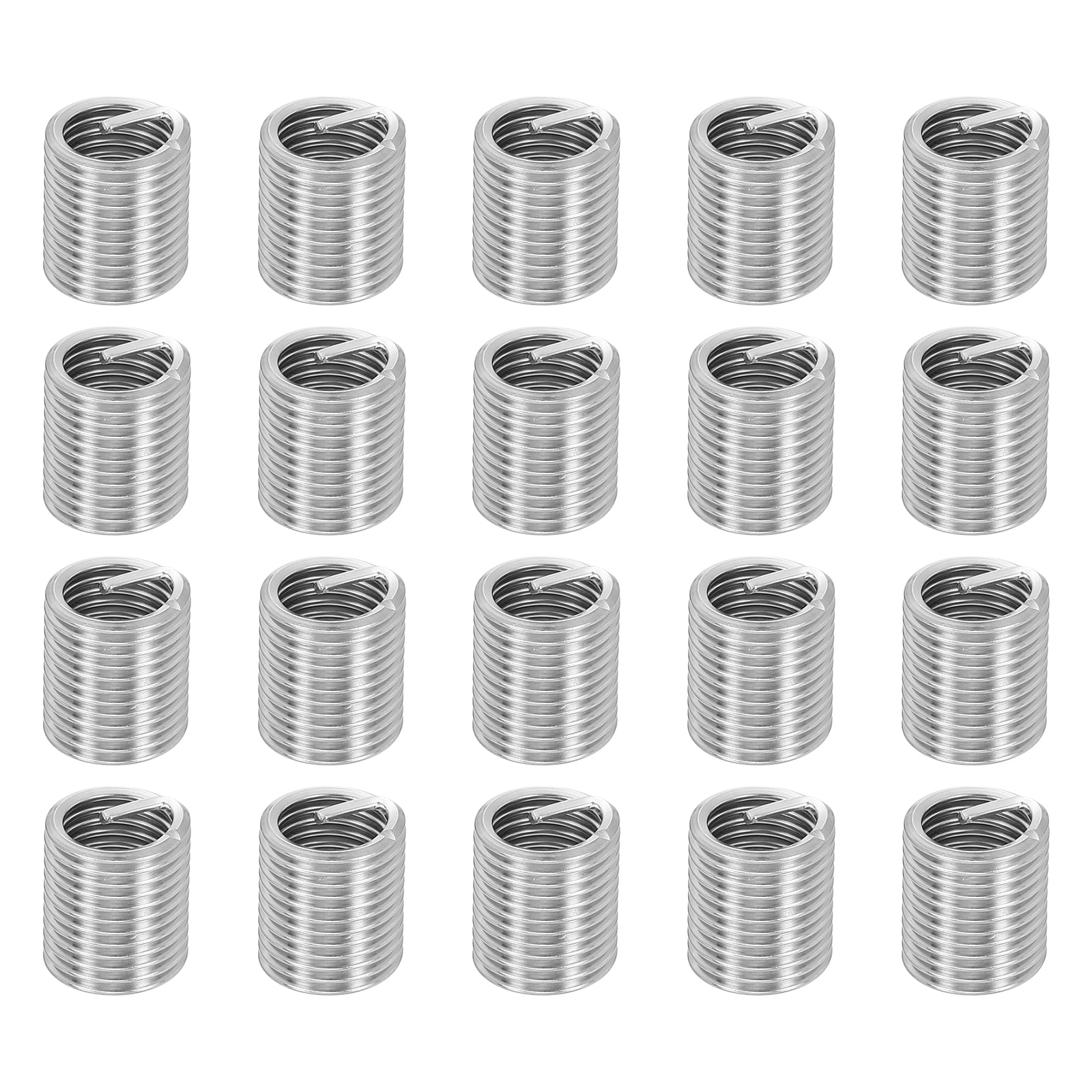 Uxcell 50pcs Wire Thread Inserts M12 x 1.75 x 2D Metric Helical ...