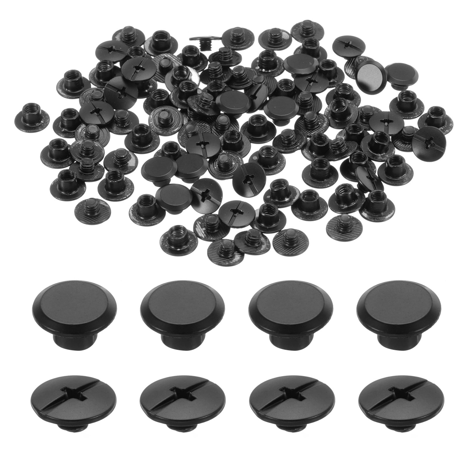 Uxcell 50set M5 x 4mm Chicago Screw, Metal Phillips Head Binding Screws ...