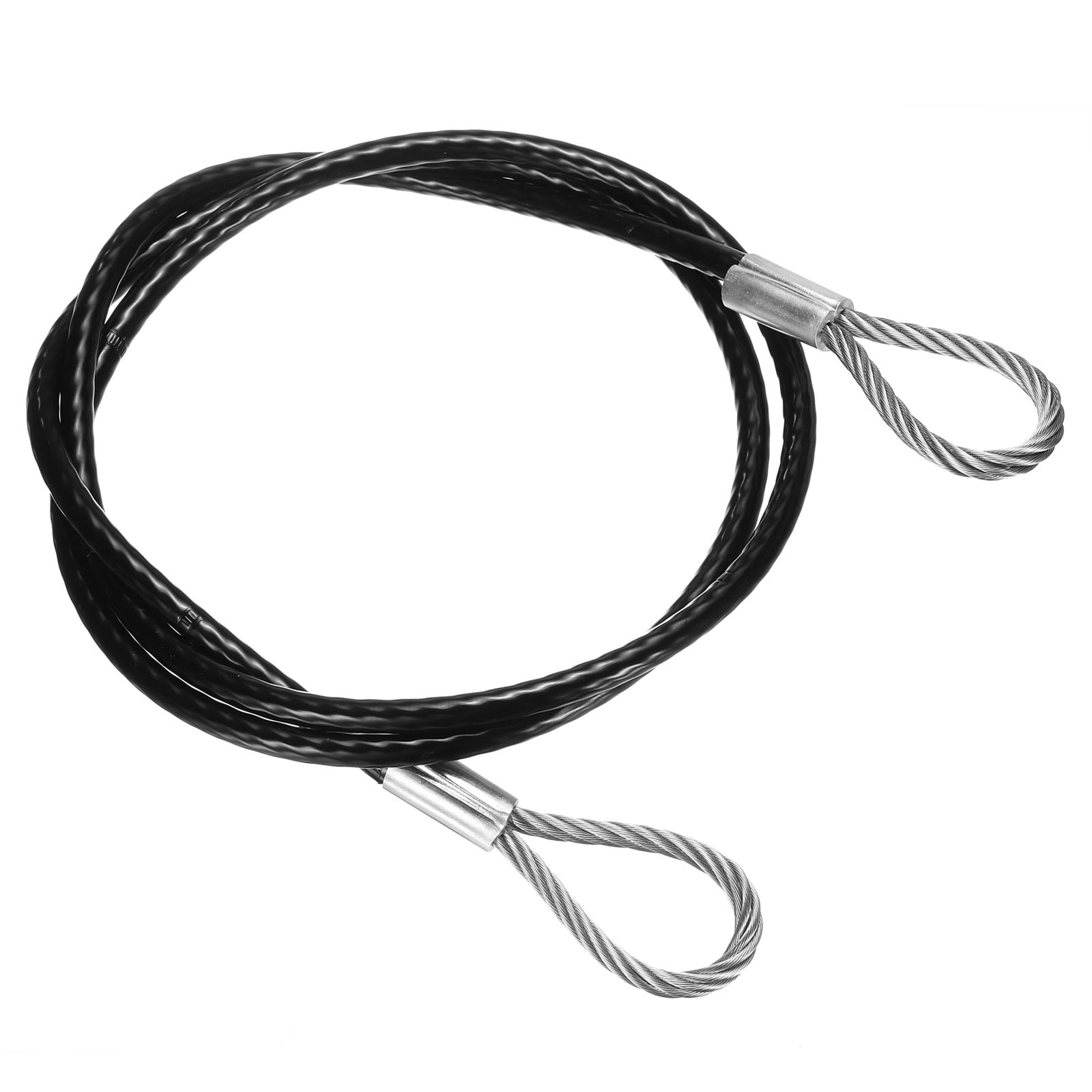Uxcell 51 Inch Safety Cable Lock, 1 Pcs 304 Stainless Steel Security ...