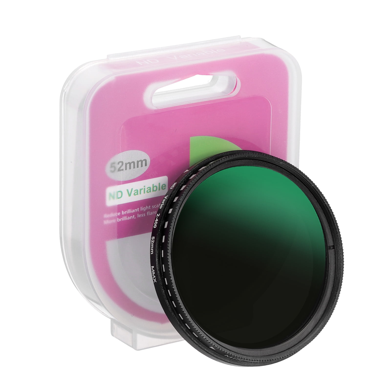 Uxcell 52mm ND Filter, Variable ND Lens ND2-ND400 Adjustable Neutral ...