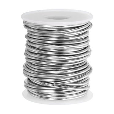 Uxcell 16.4 Feet Flat Aluminum Wire 18 Gauge Bendable Anodized Aluminum ...