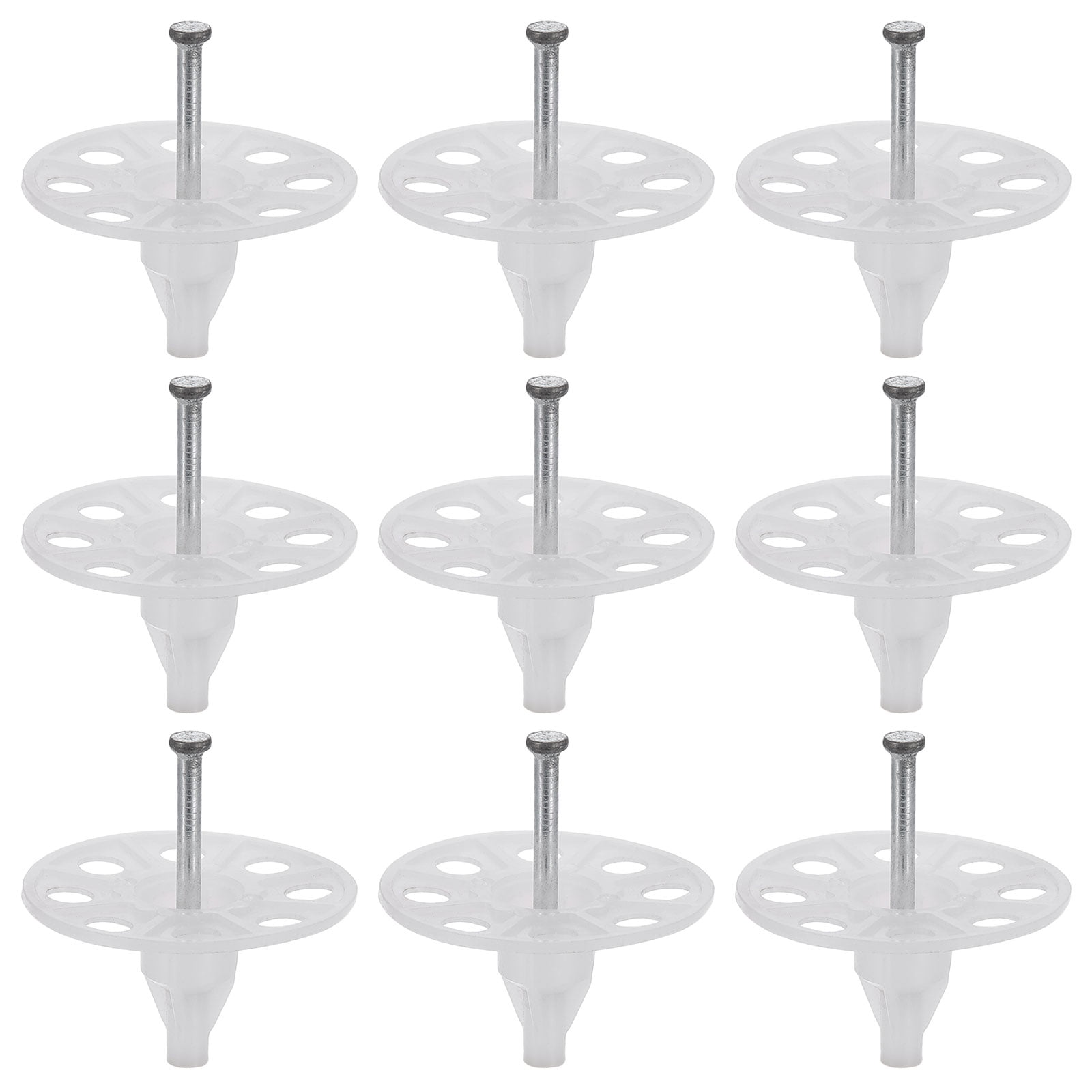 Uxcell 53mm Perforated Insulation Pins, 50 Set Insulating Nails Wall ...