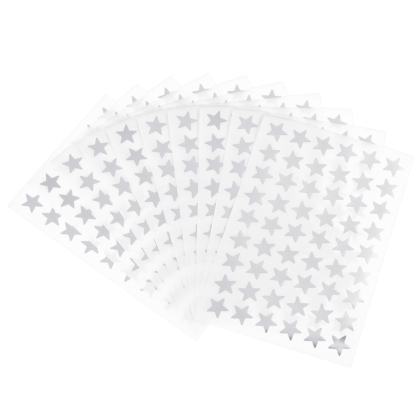 Uxcell 540 Pcs Star Reward Stickers, 10 Sheet Foil Sparkling Self ...