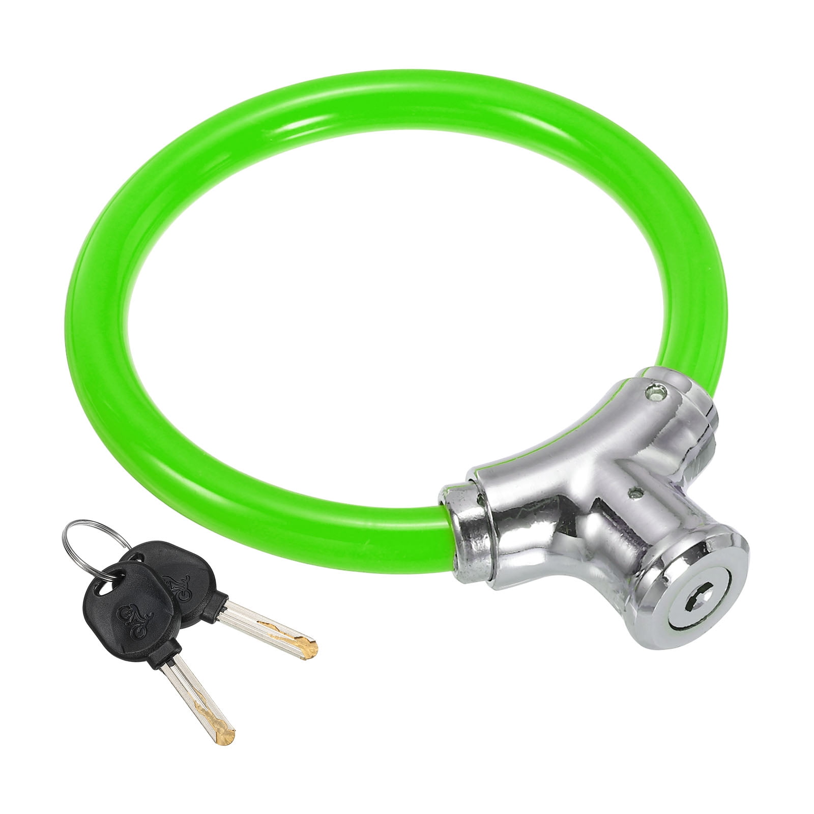 Uxcell 55 Inch Portable Bicycle Lock, Steel Anti Theft Cable Security ...