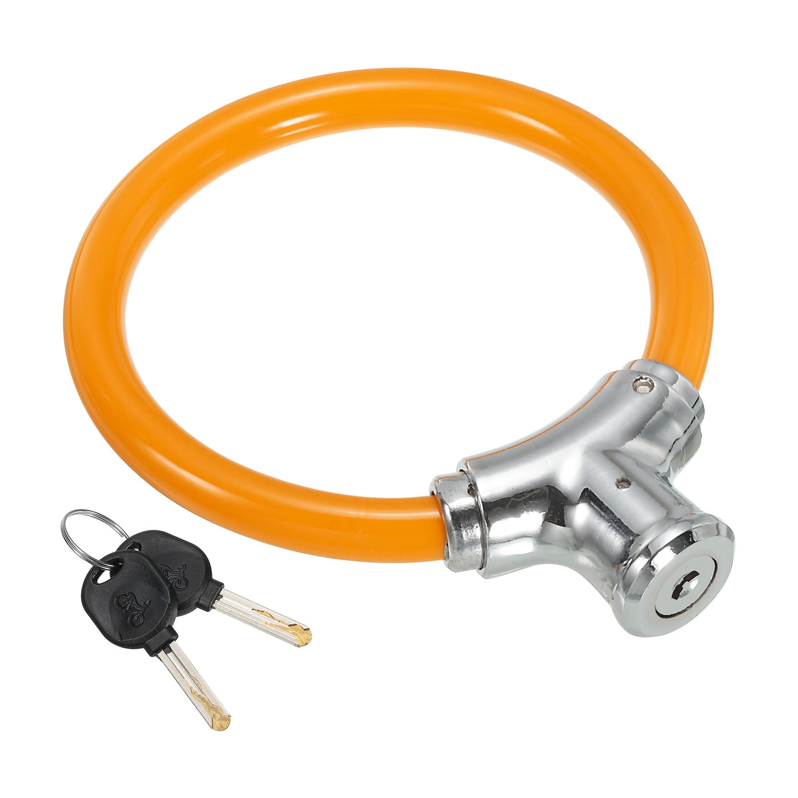 Uxcell 55 Inch Portable Bicycle Lock, Steel Anti Theft Cable Security ...