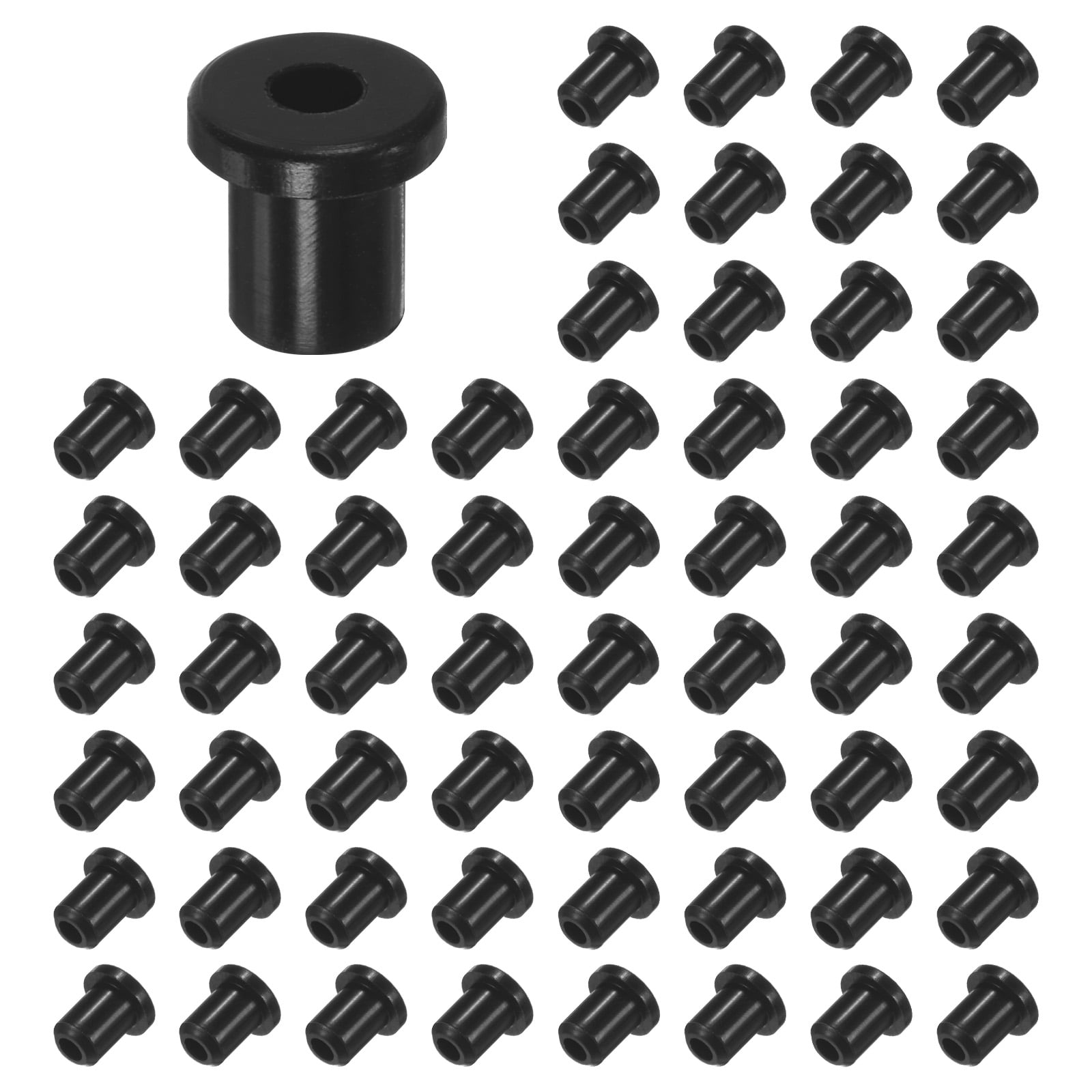 Uxcell 55-Pack 0.22 Inch Drill Hole, 0.12 Inch ID Silicone Rubber ...