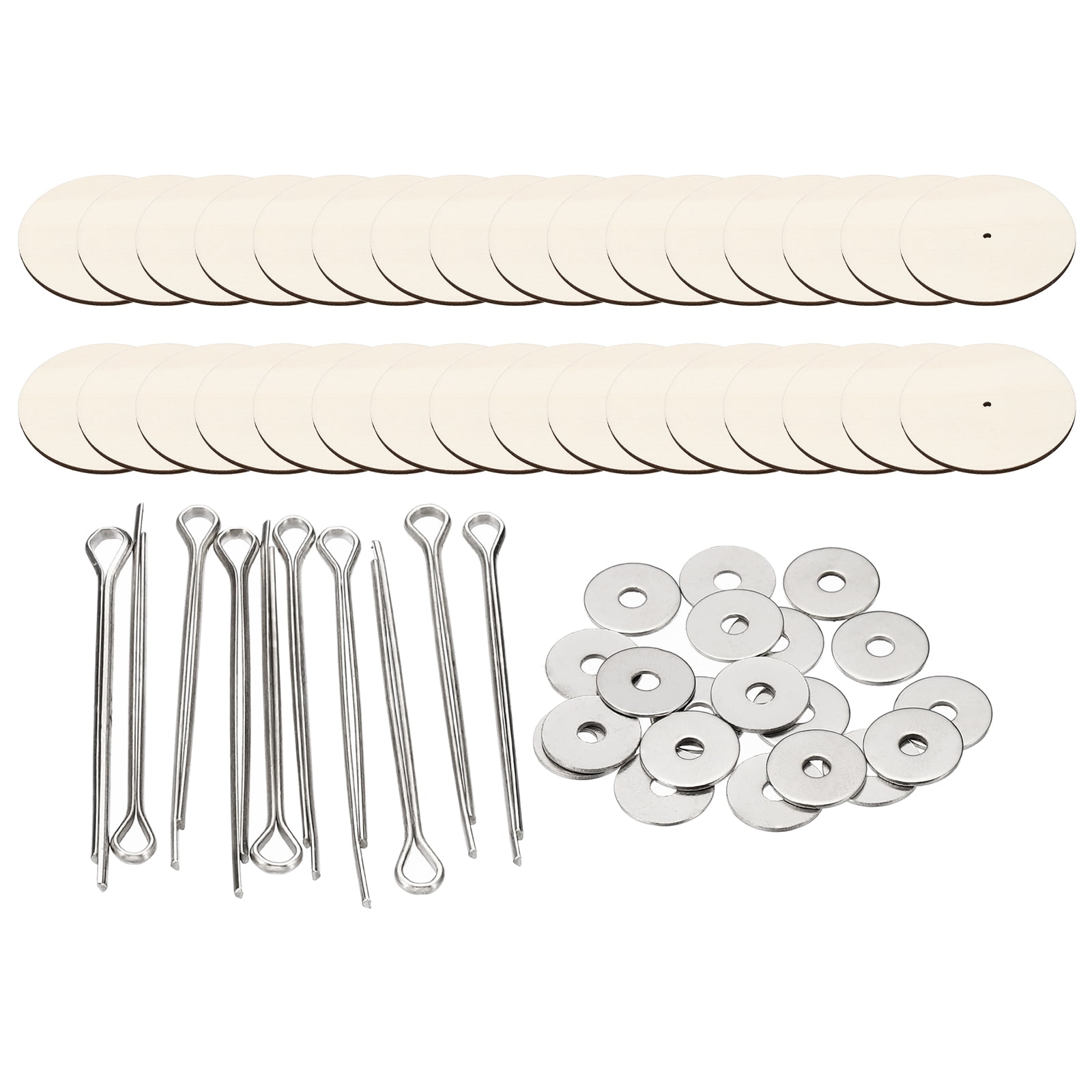 Uxcell 55mm Doll Joints, 16 Set Removable Cotter Pin Joints Connector ...