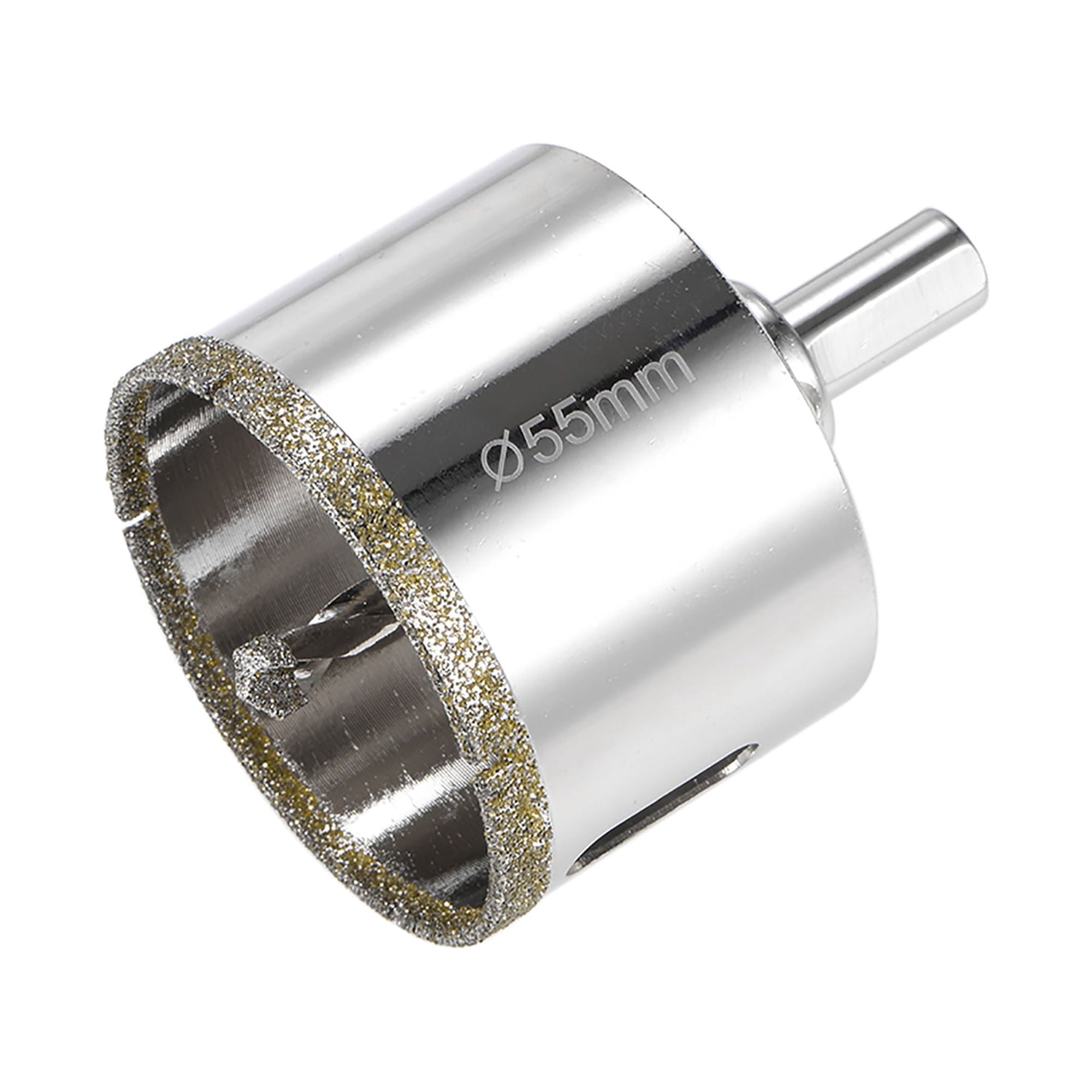 Uxcell 55mm Glass Hole Saw Diamond Core Drill Bit with Center Bit ...