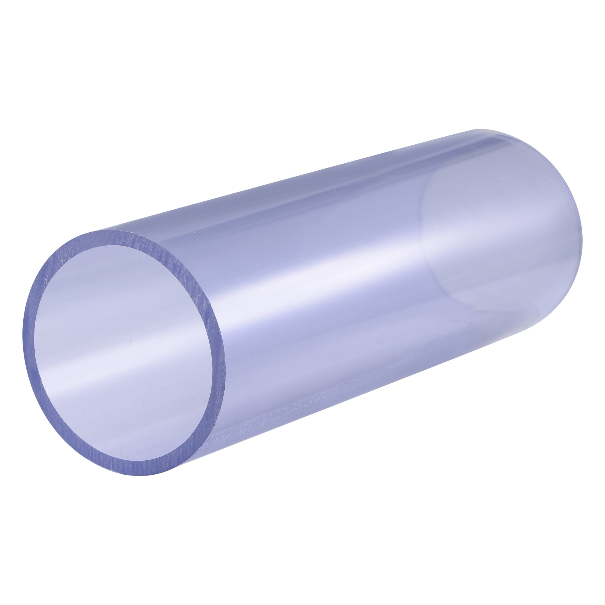 Uxcell 55mm ID 63mm OD 0.2m Transparent Blue Rigid Round Pipe High ...