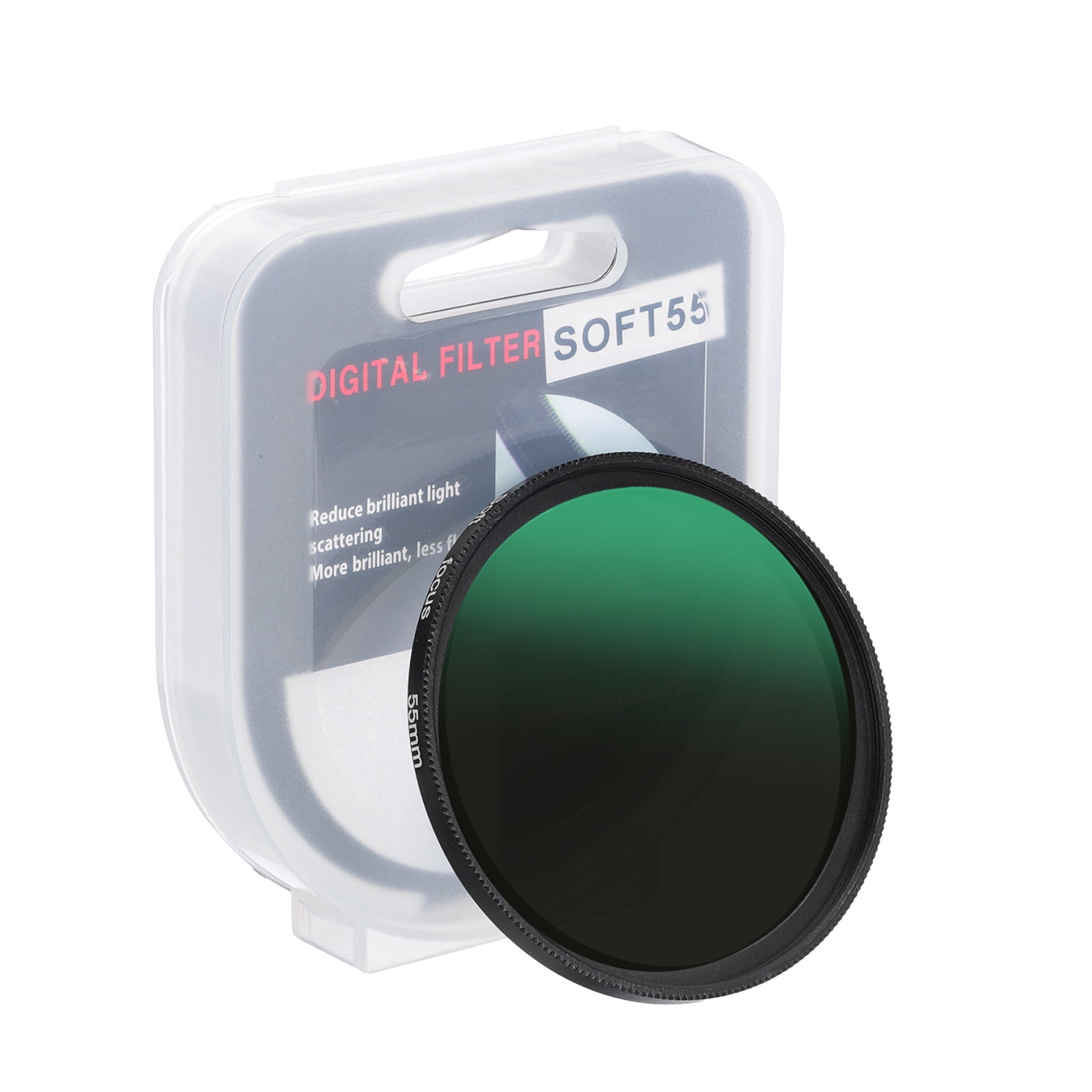 Uxcell 55mm Mist Filter, Soft Diffusion Filter Fog Effect Camera Lens ...