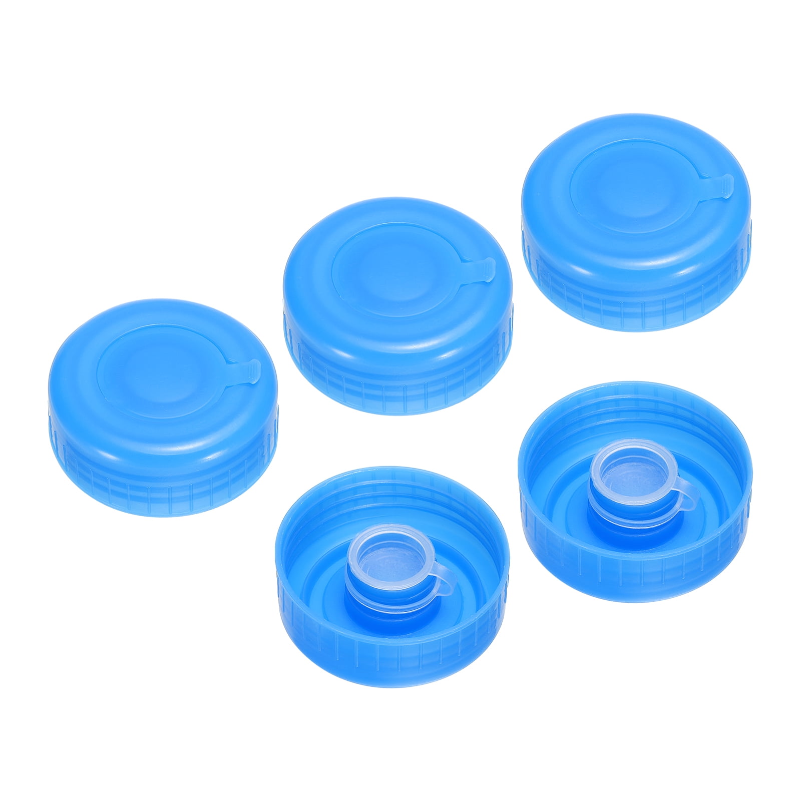 Uxcell 55mm Non Spill Bottle Caps, Drinking Water Bottle Screw Cap with ...