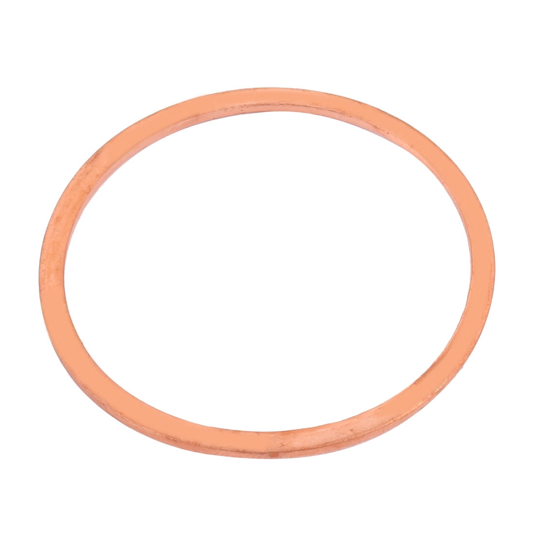 Uxcell 55mm x 48mm x 2mm Copper Flat Ring Crush Washer Sealing Gasket ...