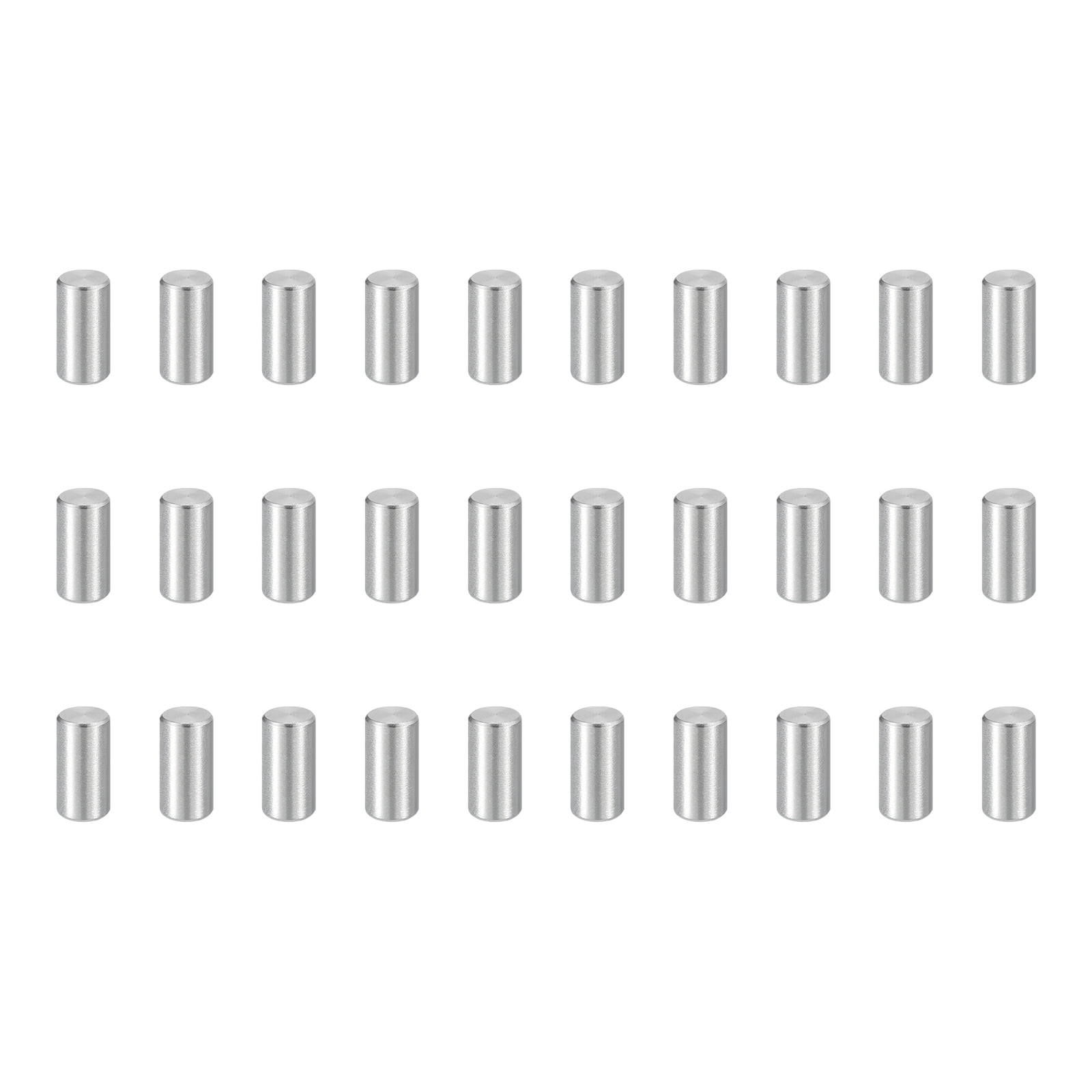 Uxcell 55pcs Dowel Pins, M4 x 8mm 304 Stainless Steel Cylindrical Shelf ...