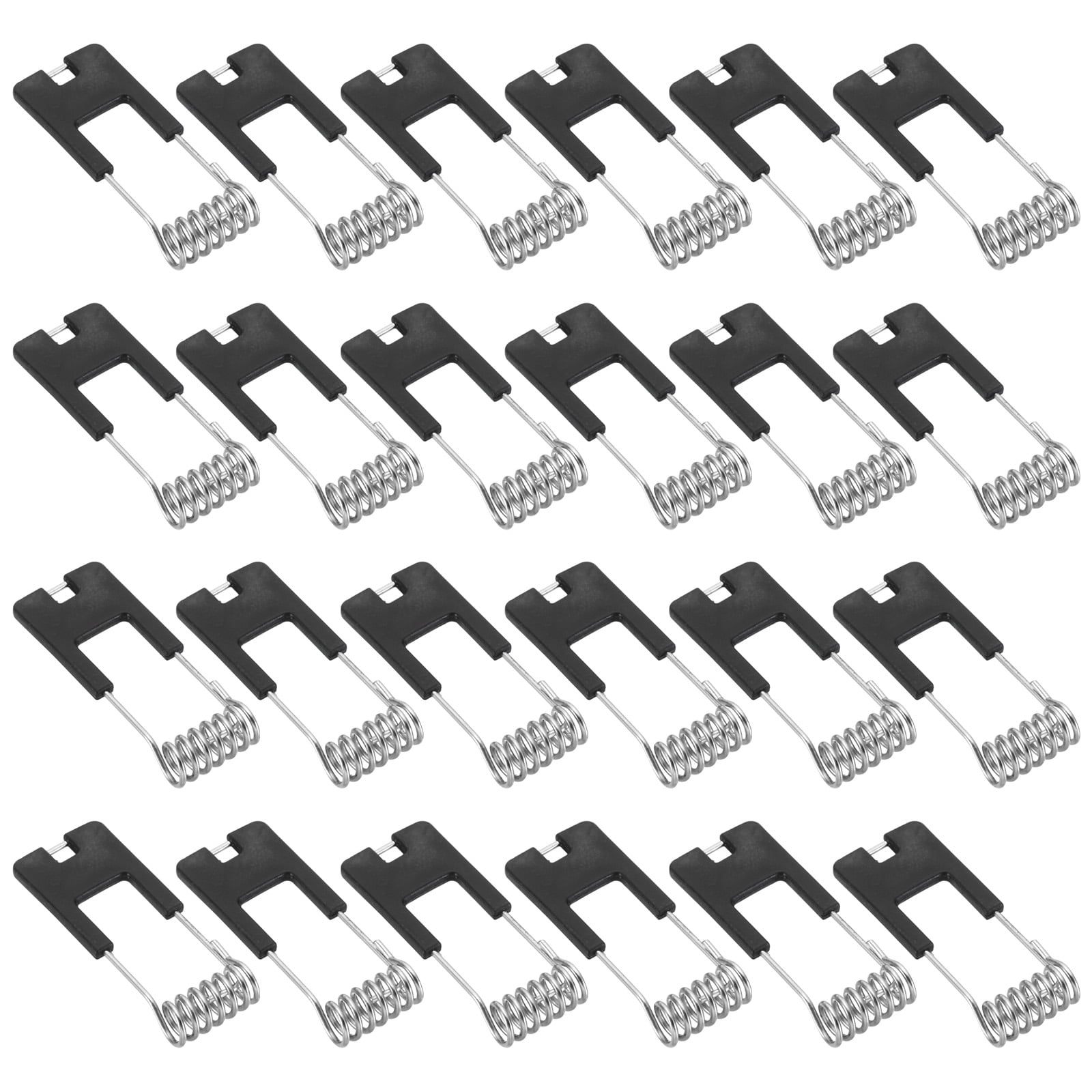 Uxcell 57x16mm Downlight Spring Clips 24 Pack Emitting Diode Recessed ...