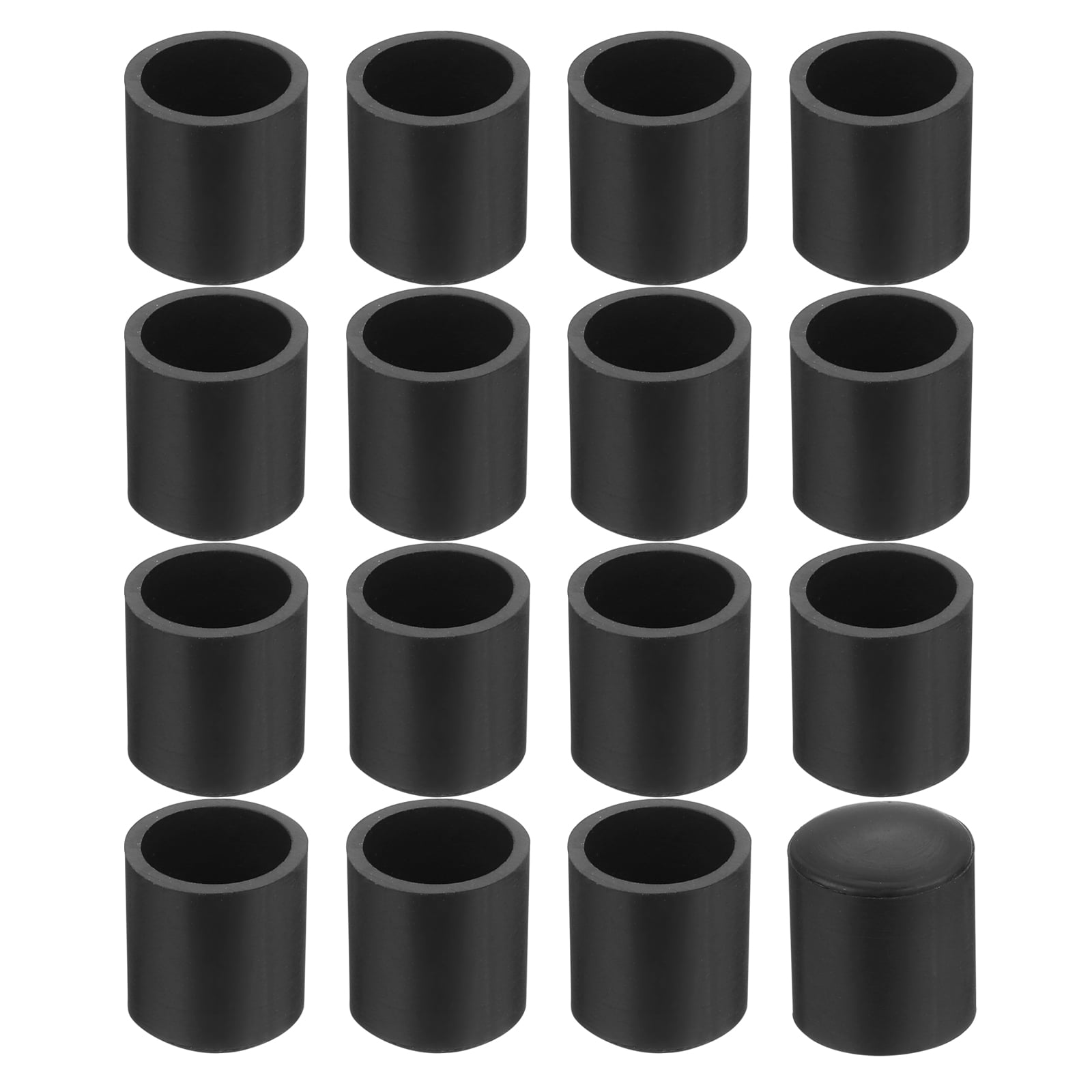 Uxcell 58Pack Chair Leg Caps, 12mm (4/9 Inch) Non-Marking PVC Chair Leg ...