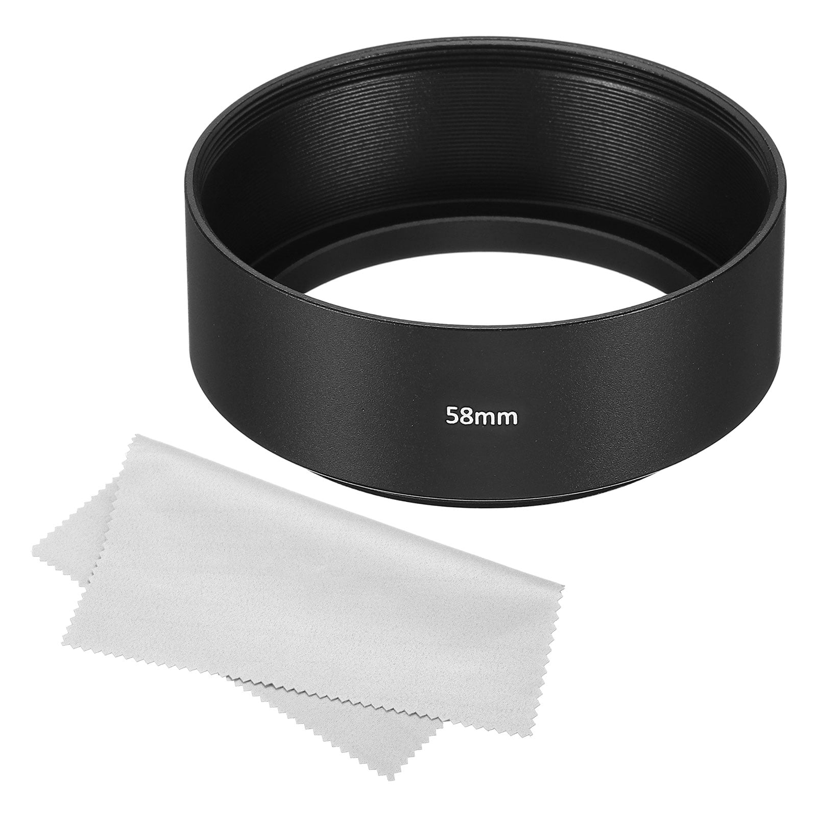 Uxcell 58mm Lens Hood, Standard Focus Frosted Surface Hood with ...