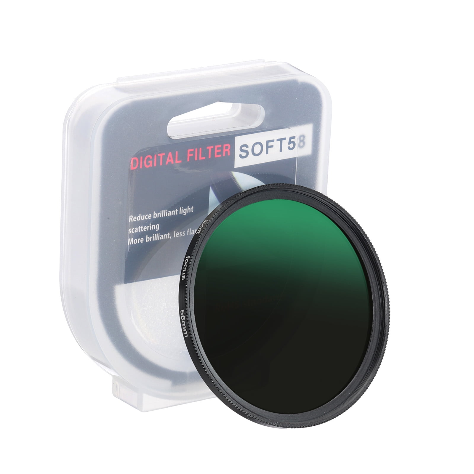 Uxcell 58mm Mist Filter, Soft Diffusion Filter Fog Effect Camera Lens ...