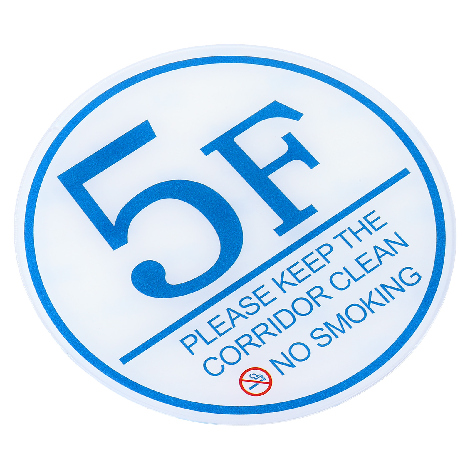 Uxcell 5F Floor Number Sign Acrylic Self-Adhesive Building Marking ...