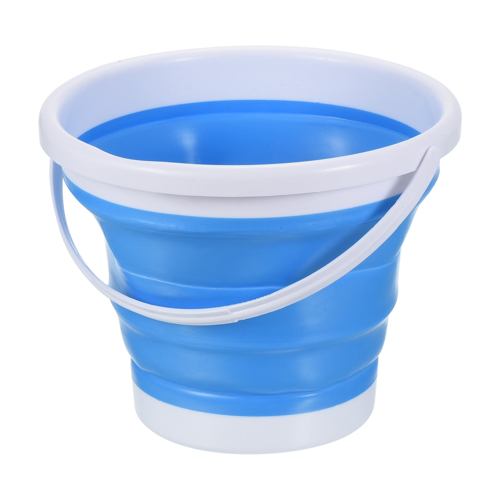 Uxcell 5L Collapsible Bucket, Portable Folding Beach Bucket for Camping ...