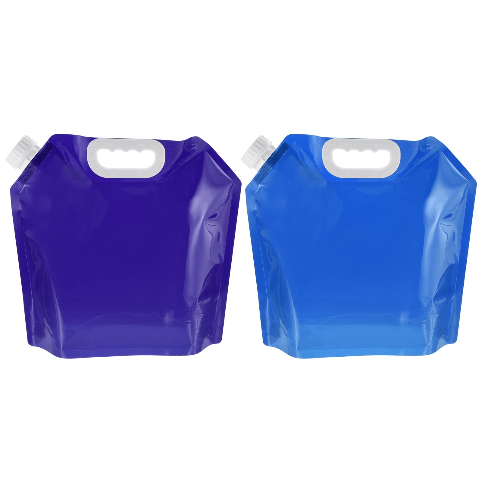 Uxcell 5L Collapsible Water Container Bag Plastic Storage Jug 2 Pack ...