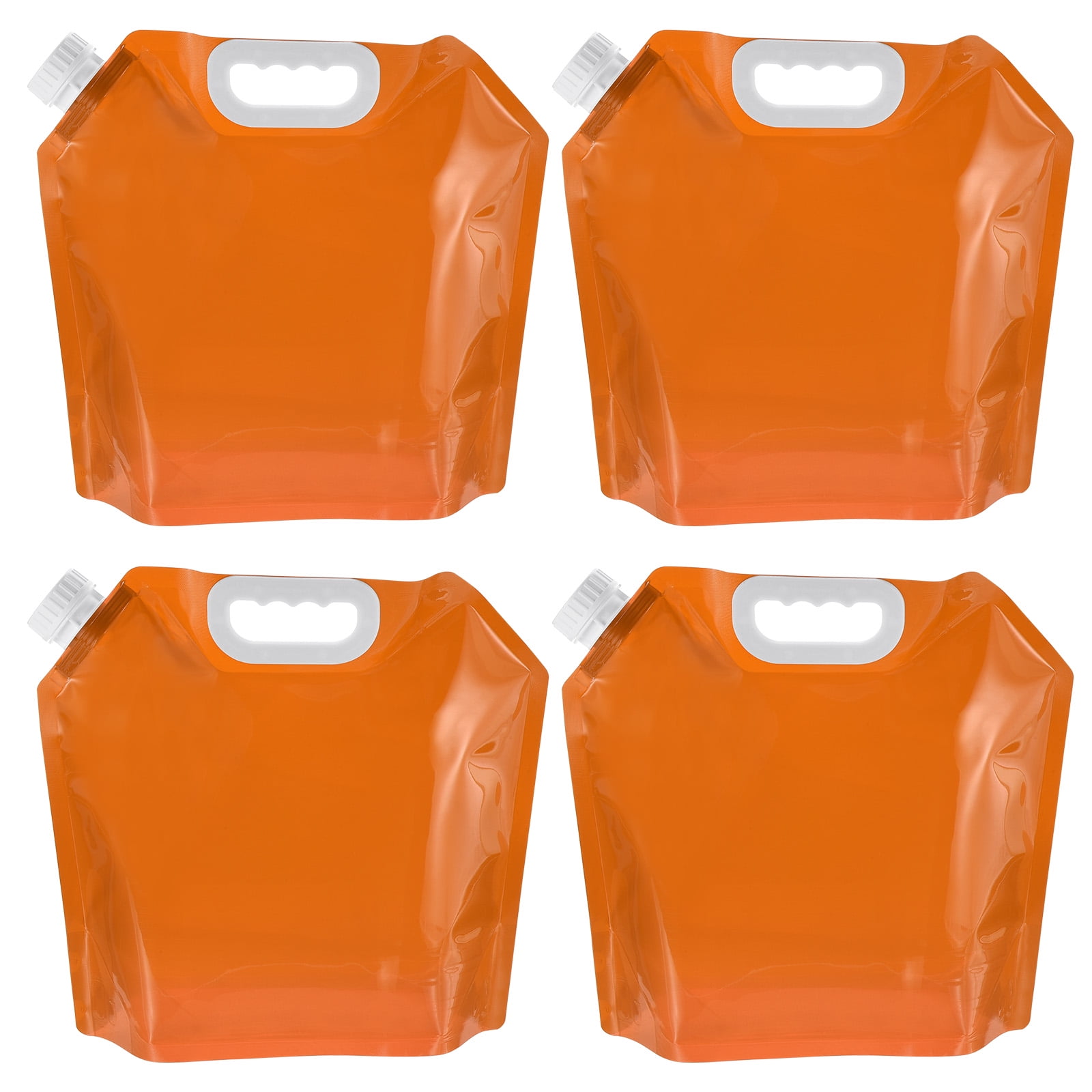 Uxcell 5L Collapsible Water Container Bag Plastic Storage Jug 4 Pack ...
