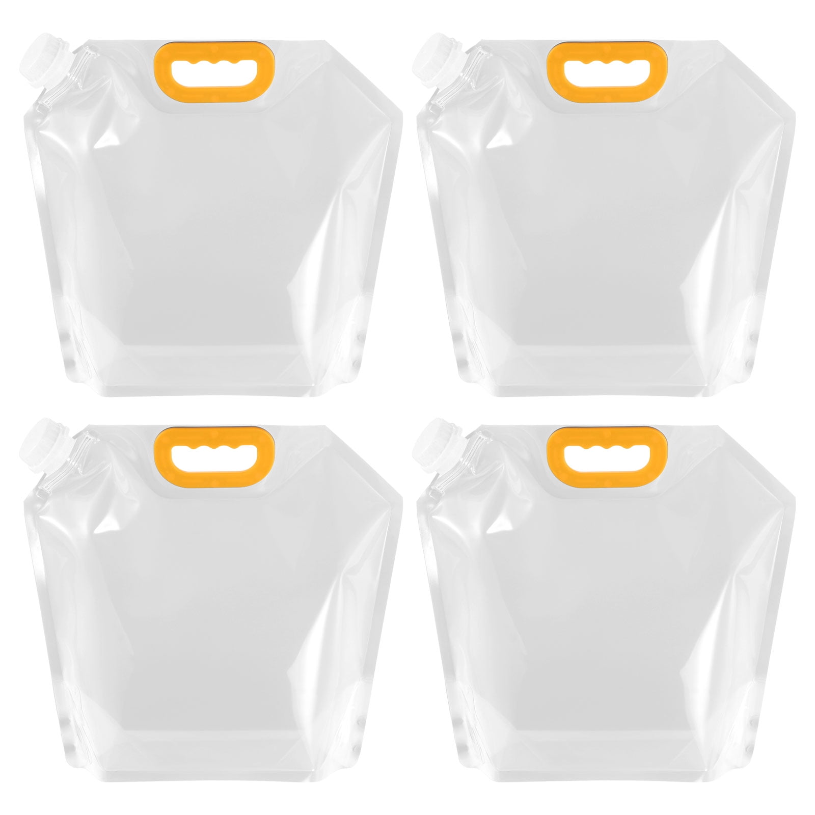 Uxcell 5L Collapsible Water Container Bag, Plastic Storage Jug Folding ...