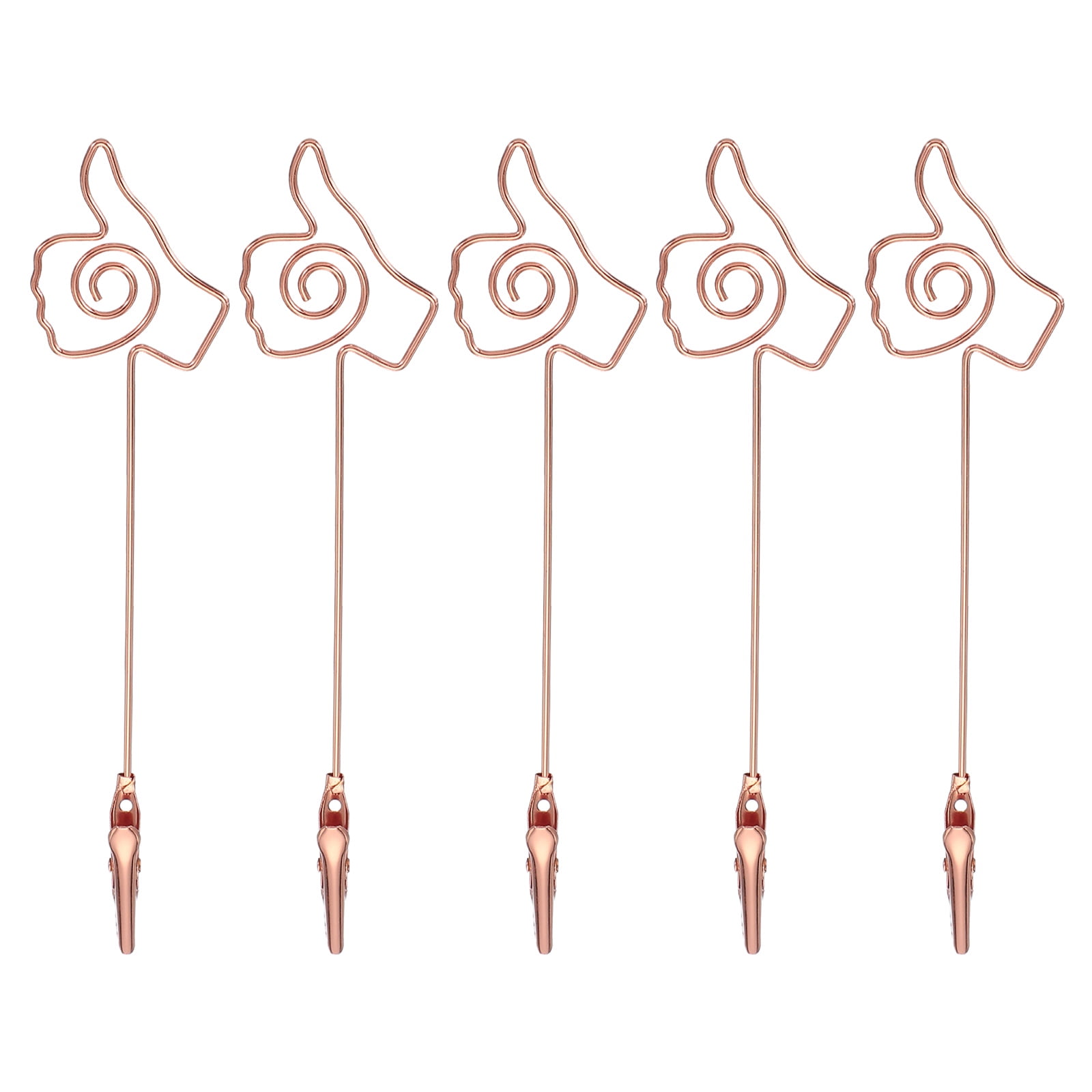 Uxcell 5PCS Metal Alligator Clamp, 1 Set Thumb Shape Multi-Functional ...