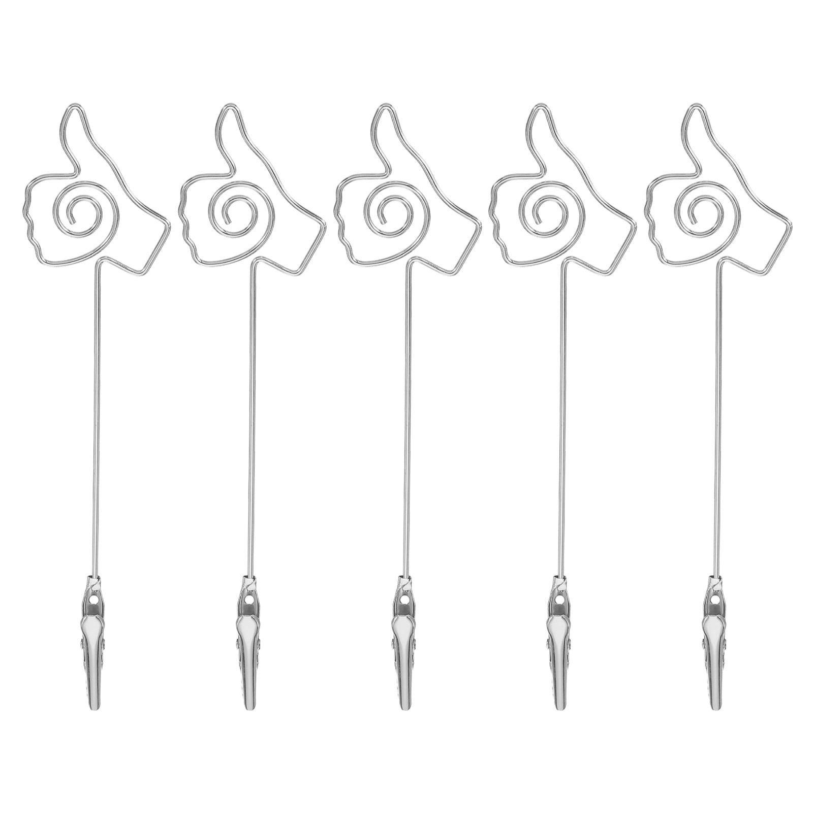 Uxcell 5PCS Metal Alligator Clamp, 1 Set Thumb Shape Multi-Functional ...