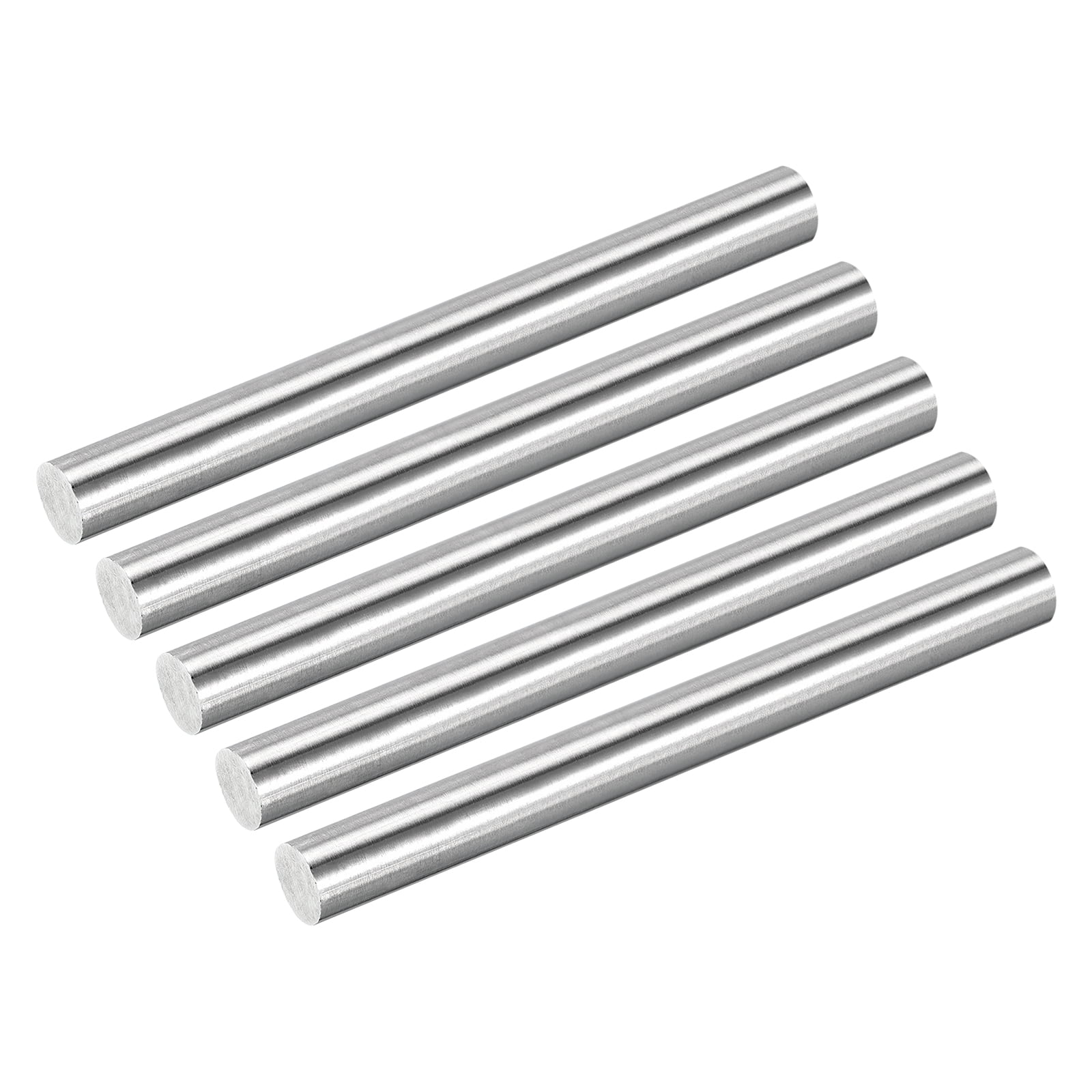 Uxcell 5Pack 304 Stainless Steel Rods, 10mm x 102mm Metal Solid Shaft ...