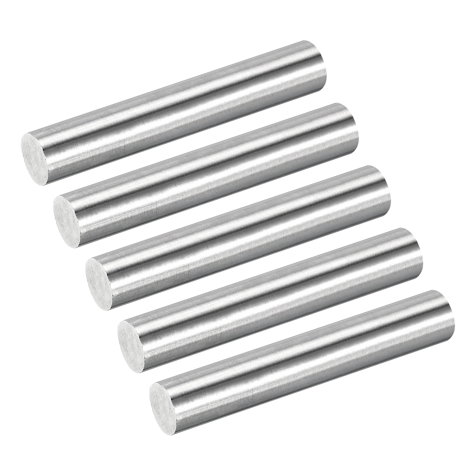 Uxcell 5Pack 304 Stainless Steel Rods, 11mm x 102mm Metal Solid Shaft ...