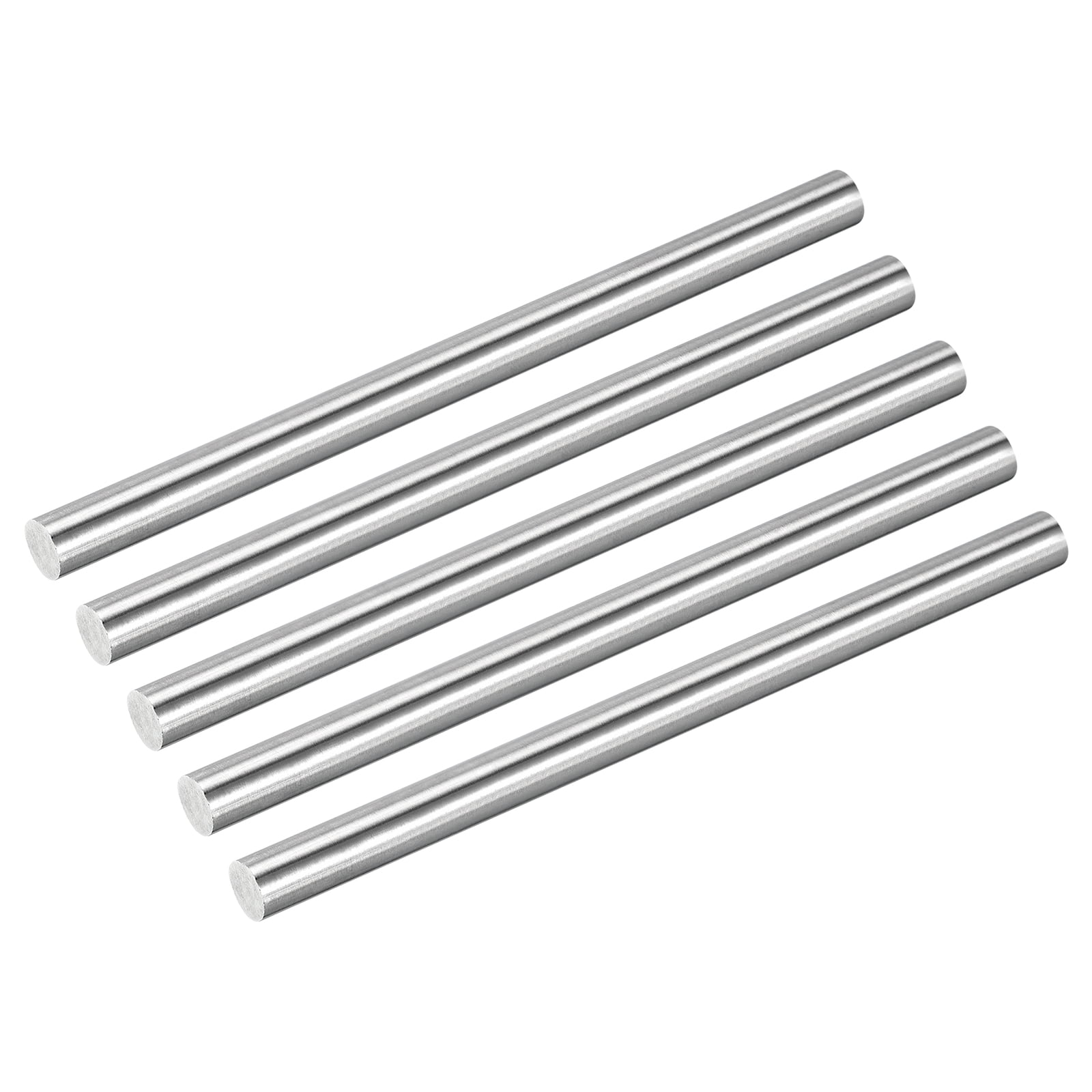 Uxcell 5Pack 304 Stainless Steel Rods, 12mm x 254mm Metal Solid Shaft ...