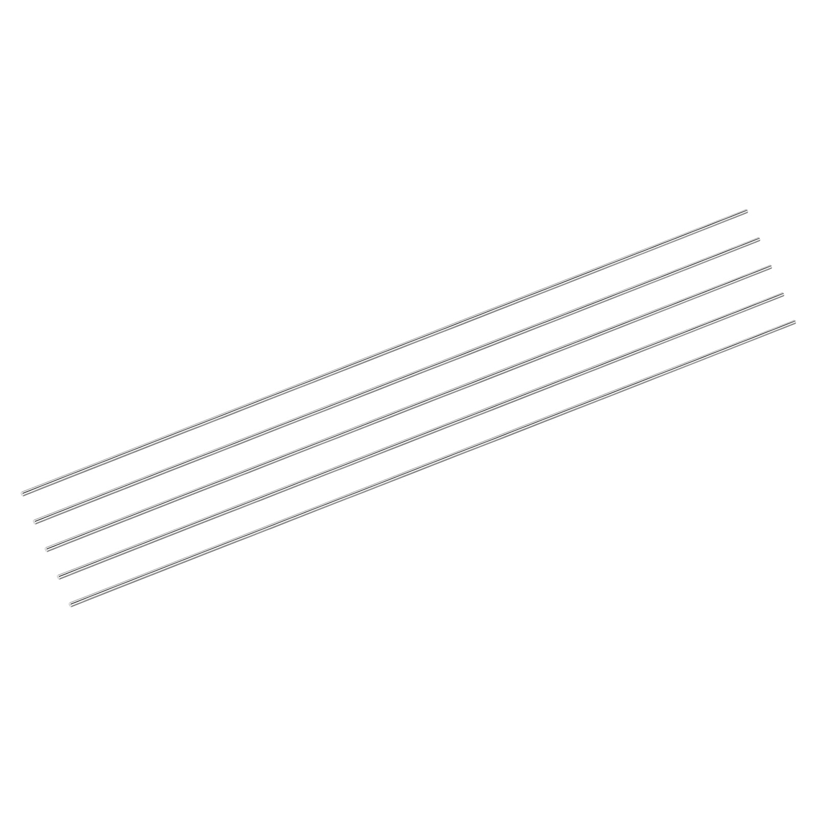 Uxcell 5Pack 304 Stainless Steel Rods, 2.5mm x 356mm Metal Solid Shaft ...